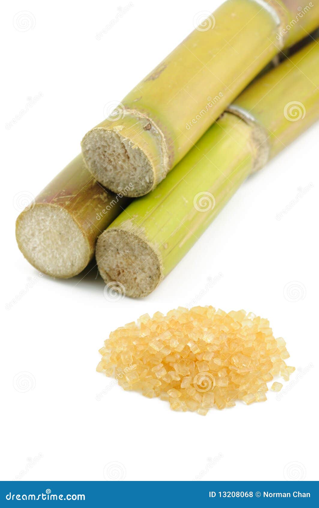 Suikerriet En Bruine Suiker Stock Foto - Image of voedsel, riet: 13208068