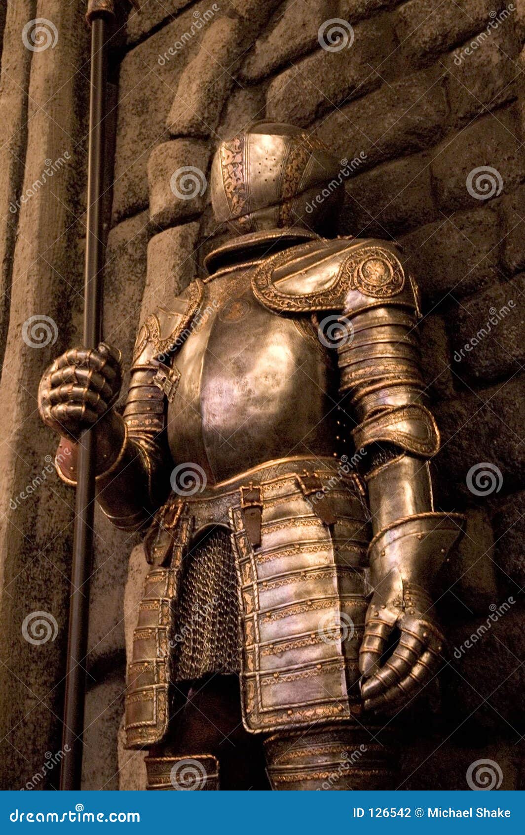 Suit of Armor stock photo. Image of guard, protection, vintage - 126542