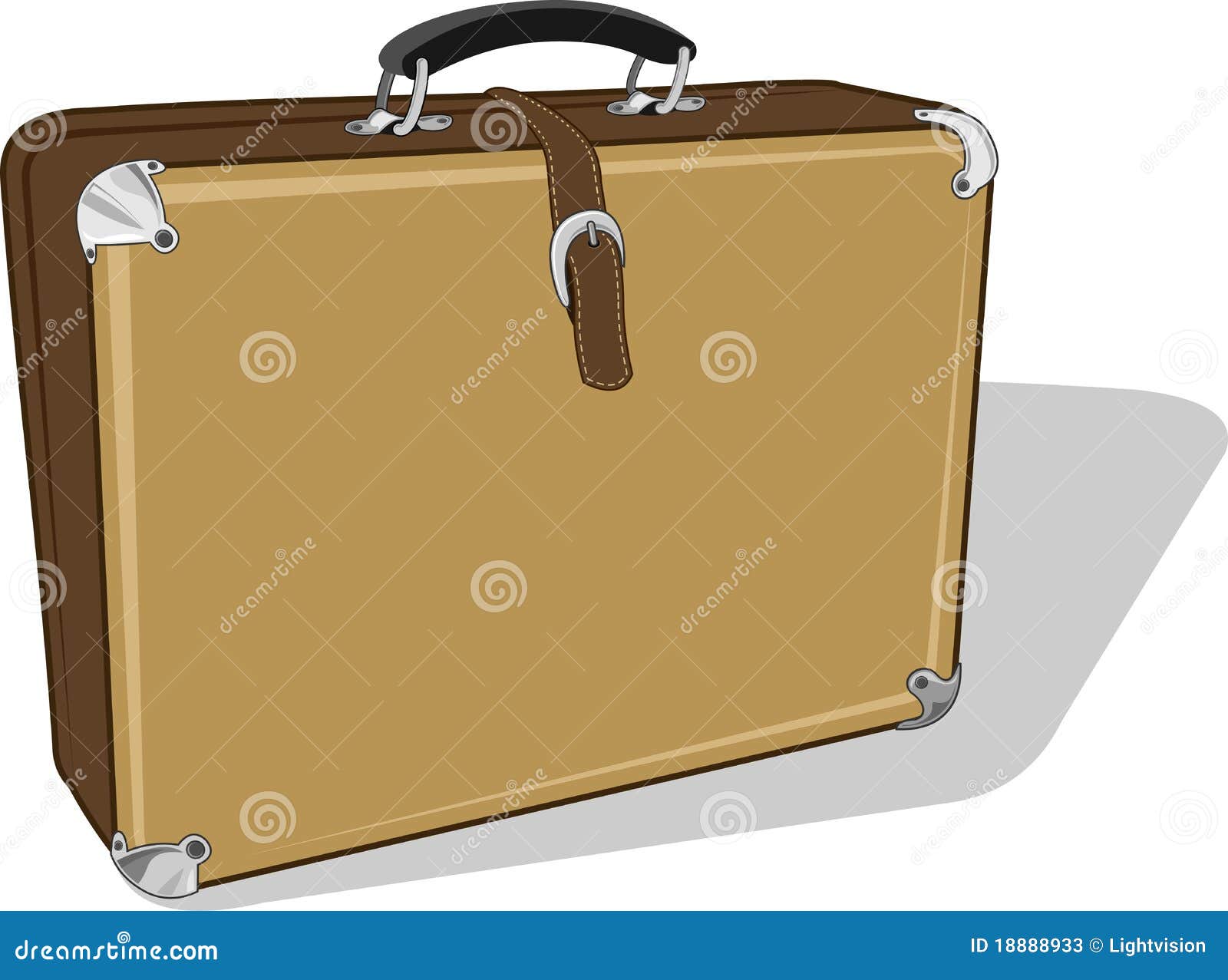 Suit Case stock vector. Illustration of carry, professional - 18888933