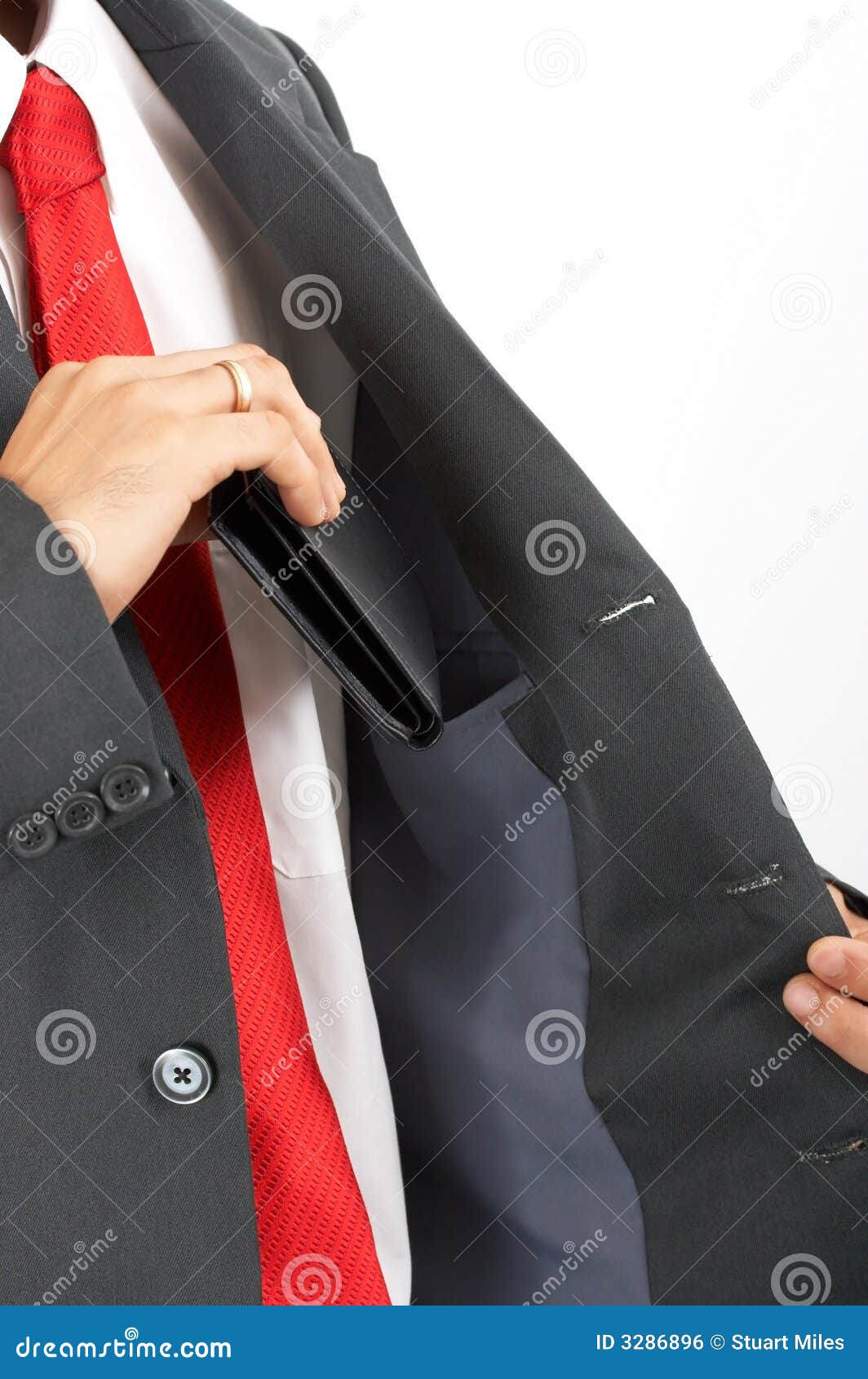 Suit pocket stock photo. Image of businessman, hand, person - 3286896