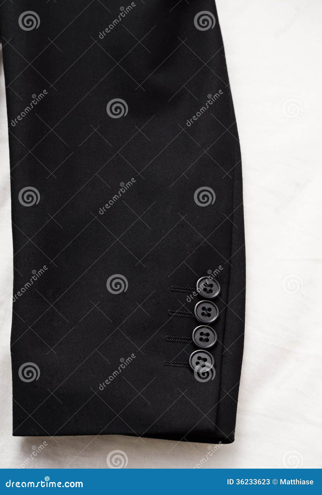 Suit sleeve stock image. Image of buttons, boss, button - 36233623