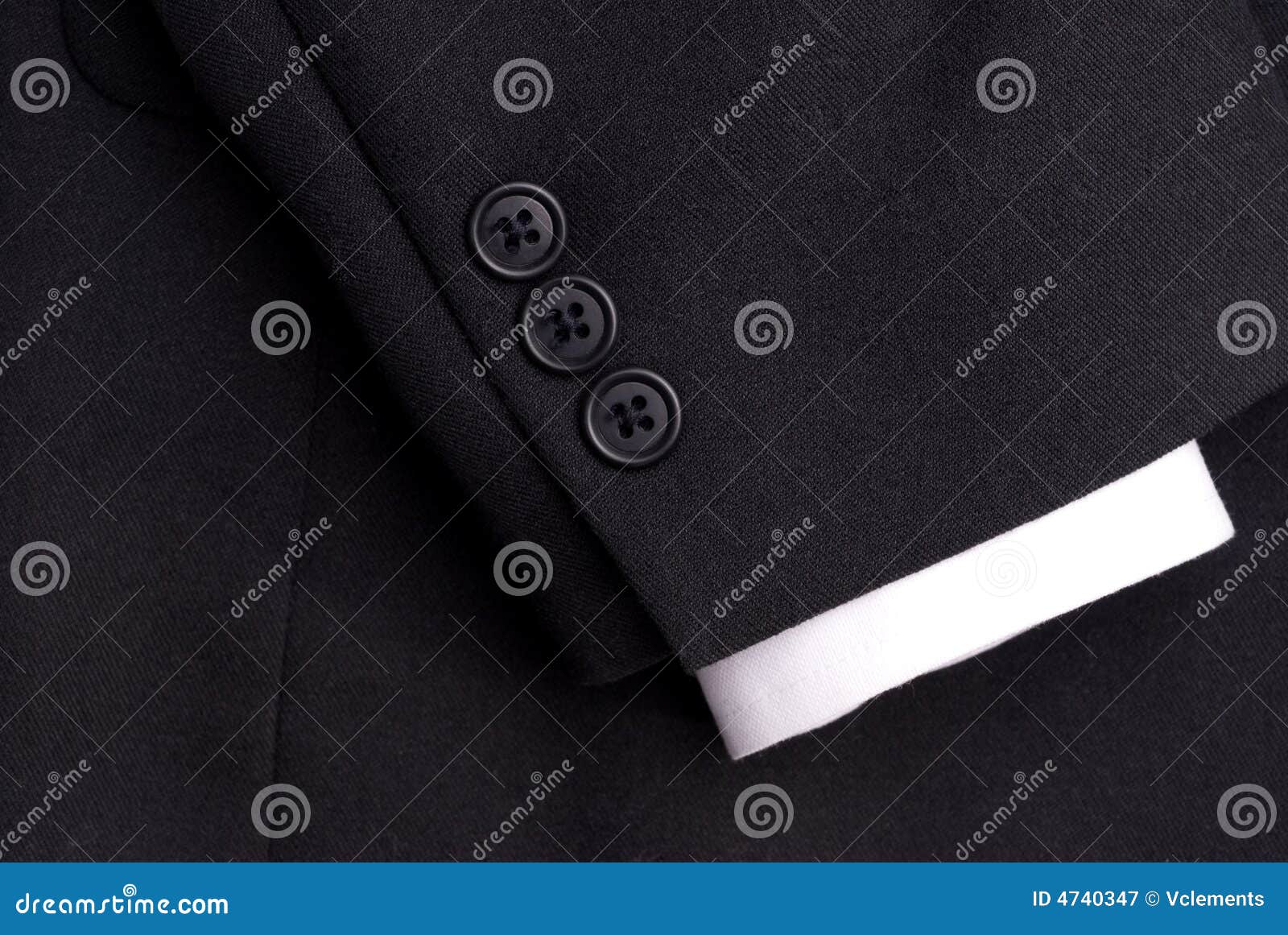 A Suit Sleeve with a White Cuff Stock Image - Image of sleeve, coat ...