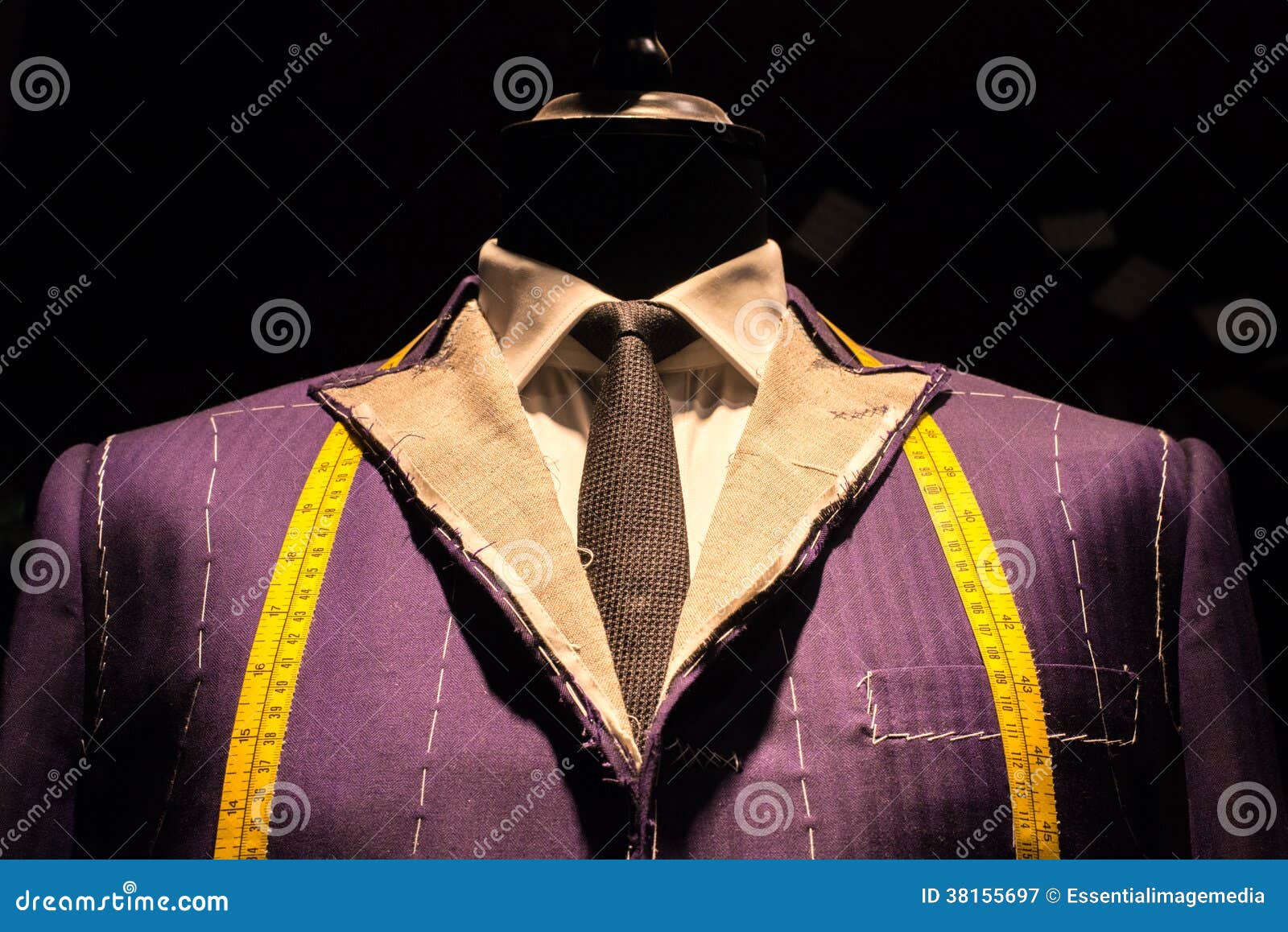 Suit on Tailor s Dummy (2) stock image. Image of measure - 38155697