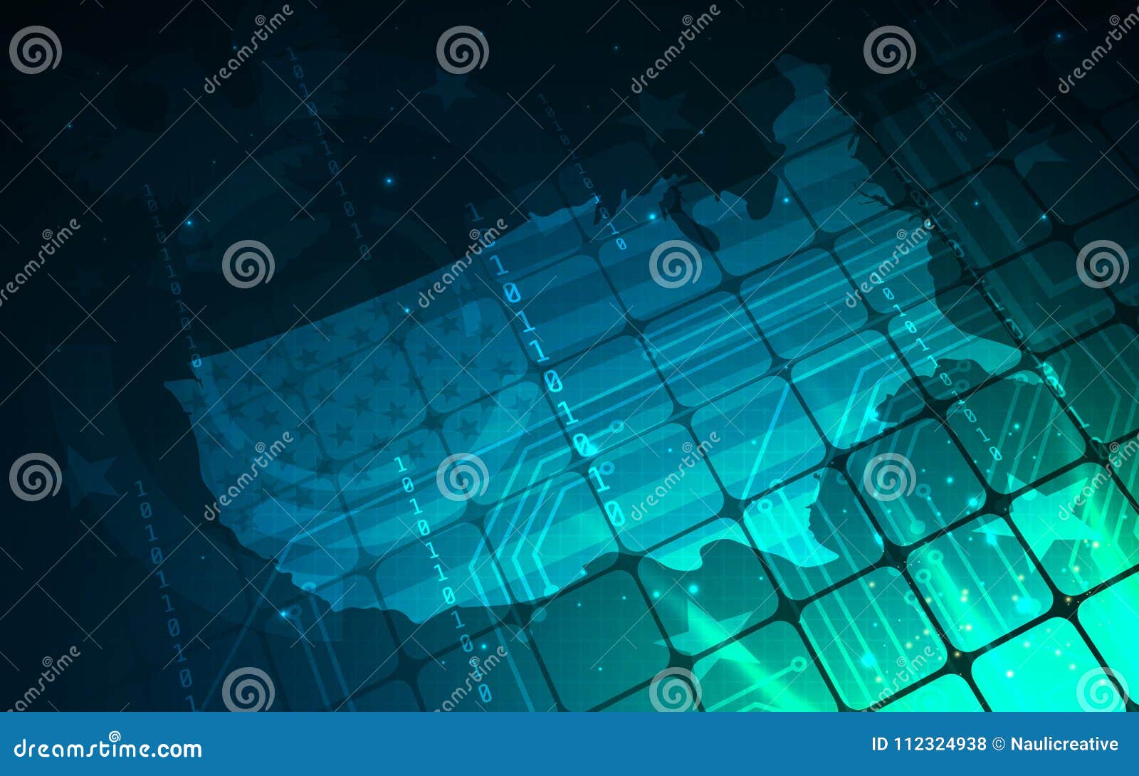 Ultra HD Abstract Sci Fi United States of America Map Wallpaper Stock ...