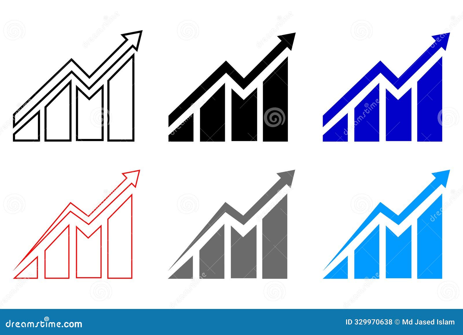 Decent Work And Economic Growth Color Icon. Corporate Social ...