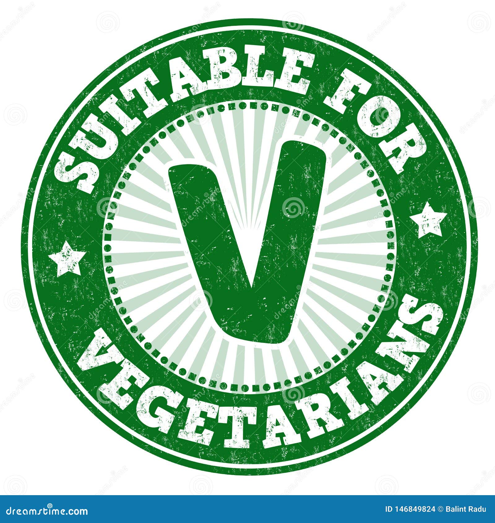 Suitable For Vegetarians Sign Or Stamp Vector Illustration ...