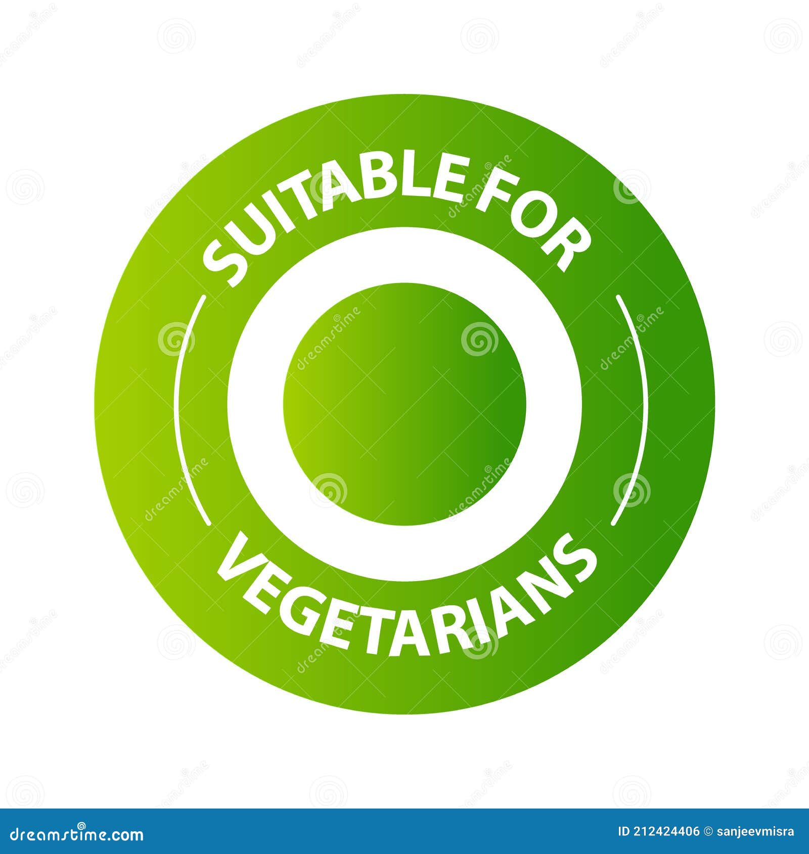 Suitable For Vegetarians Sign Or Stamp Vector Illustration ...