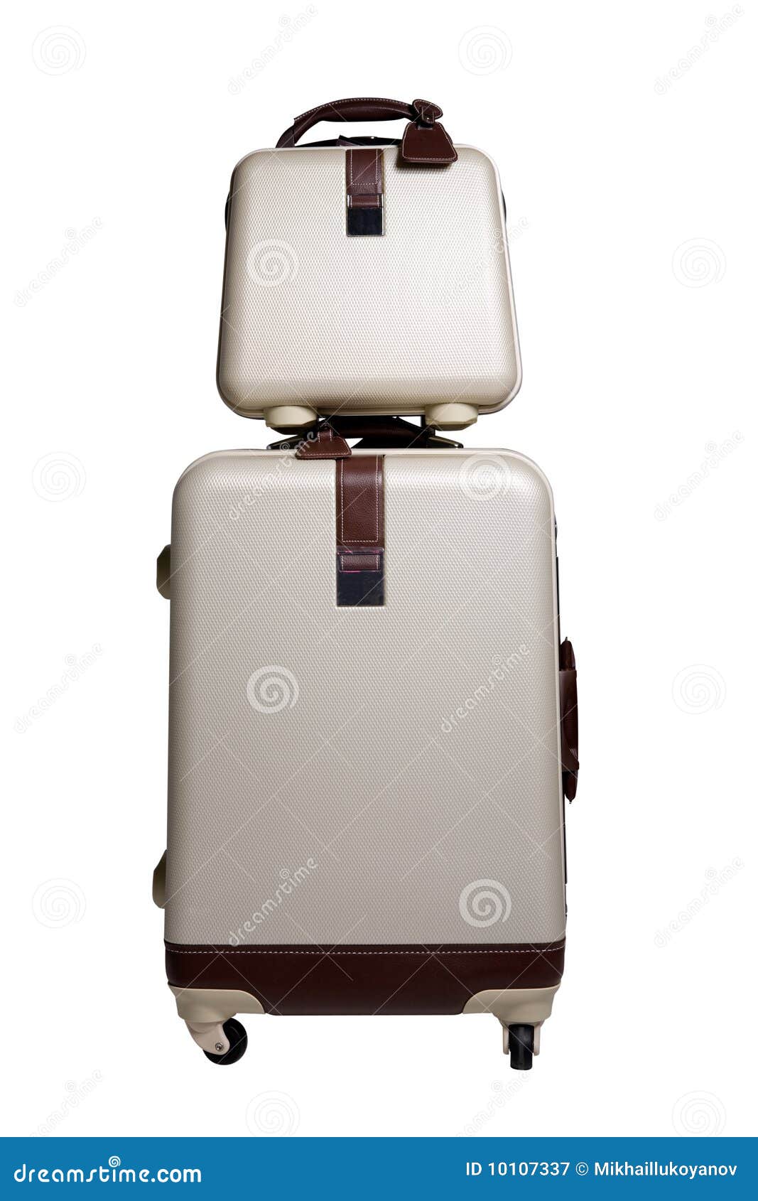 Suitcase stock image. Image of accessories, brown, isolated - 10107337