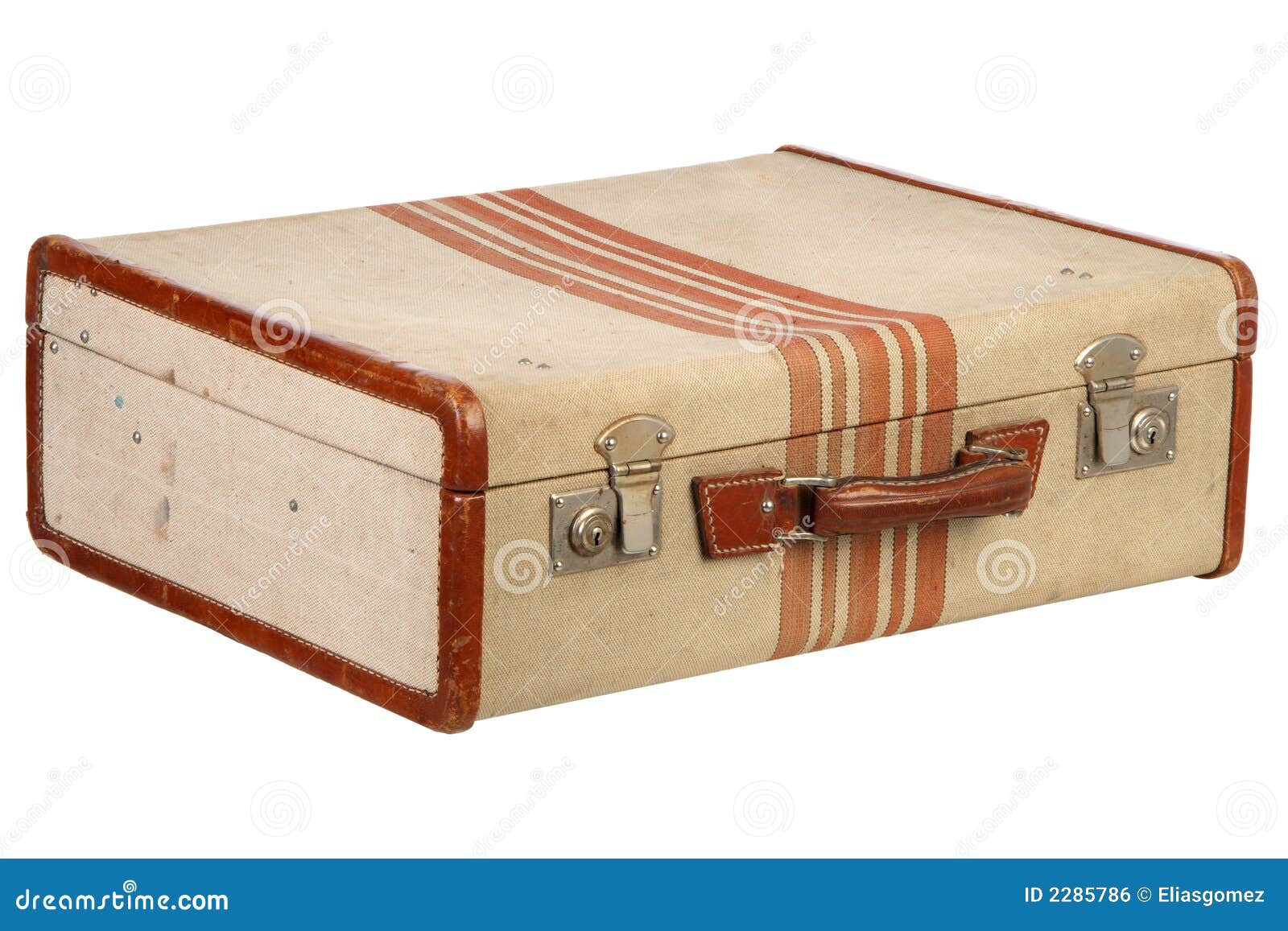 Suitcase stock photo. Image of voyage, canvas, briefcase - 2285786
