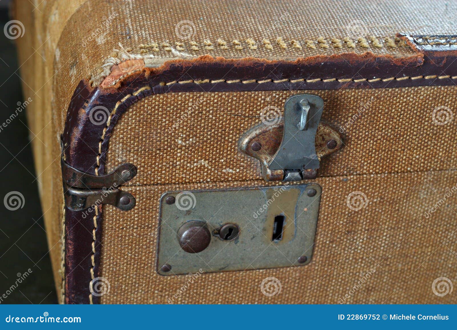 Suitcase clasp crop stock photo. Image of clasp, worn - 22869752