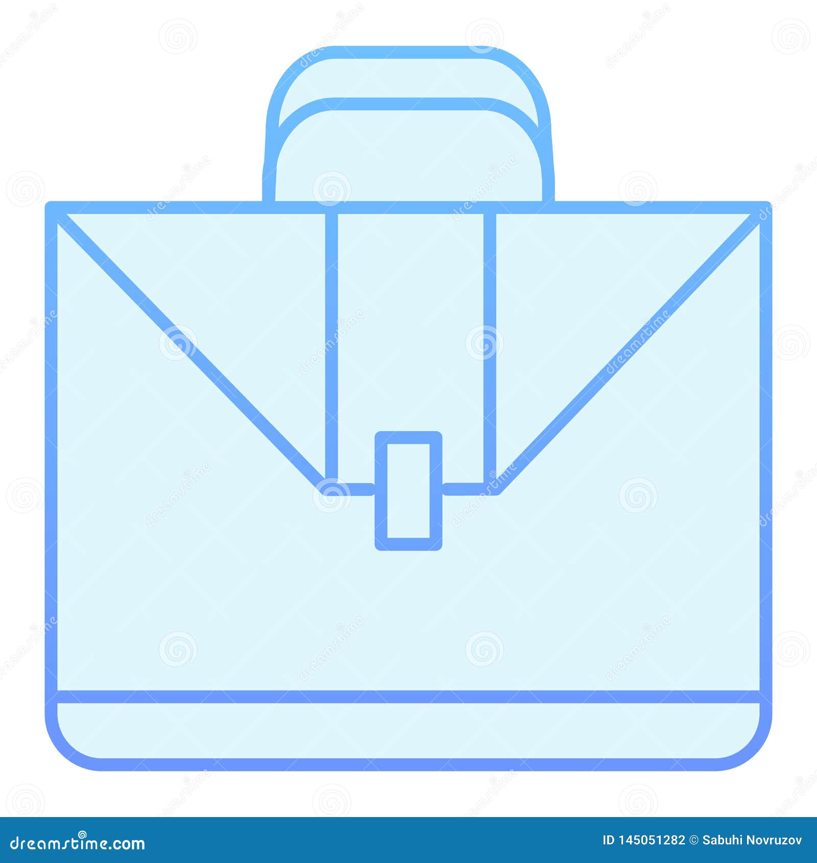 Suitcase Flat Icon. Briefcase Blue Icons in Trendy Flat Style. Case ...