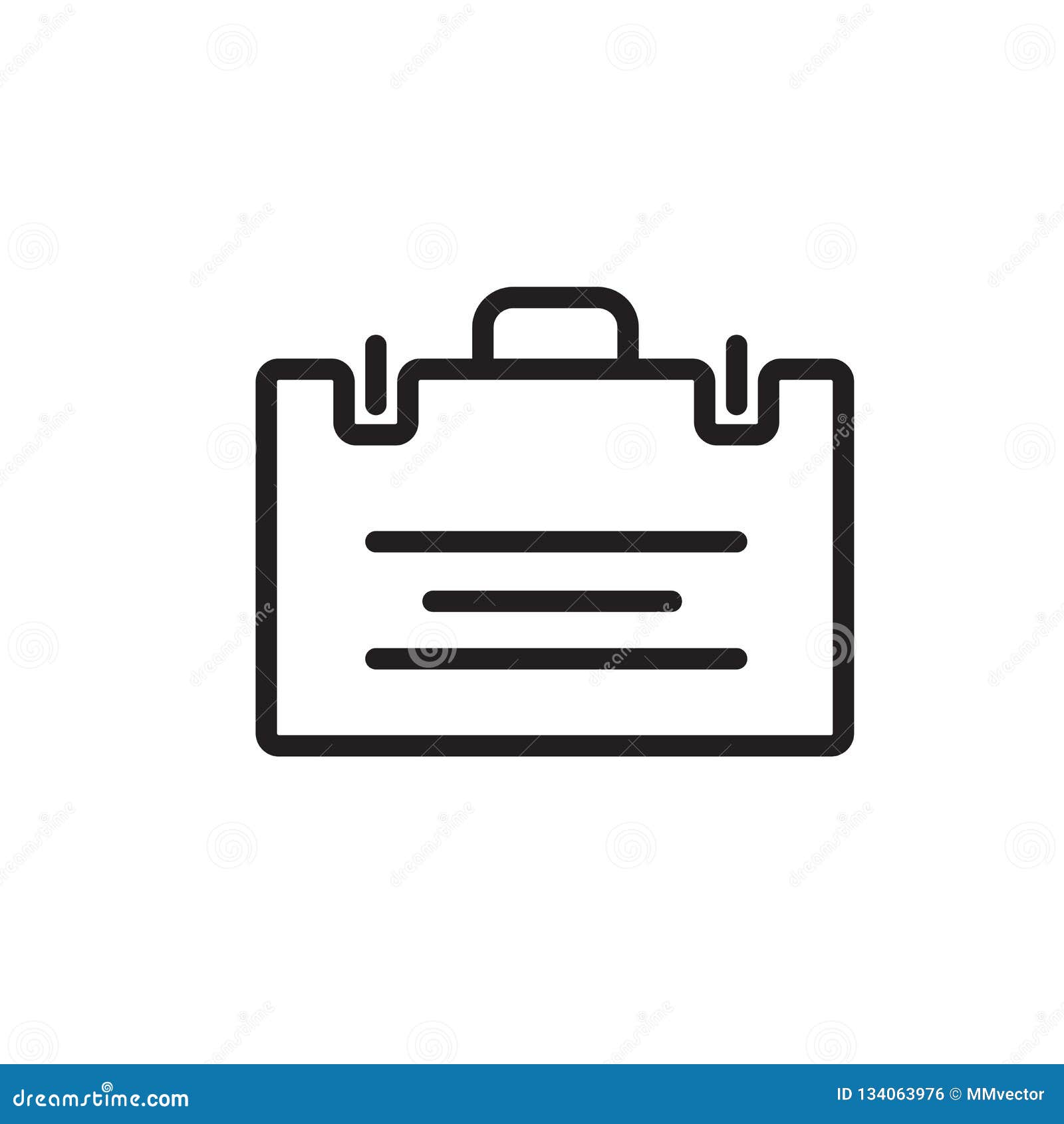 Suitcase Icon Vector Isolated on White Background, Suitcase Sign ...