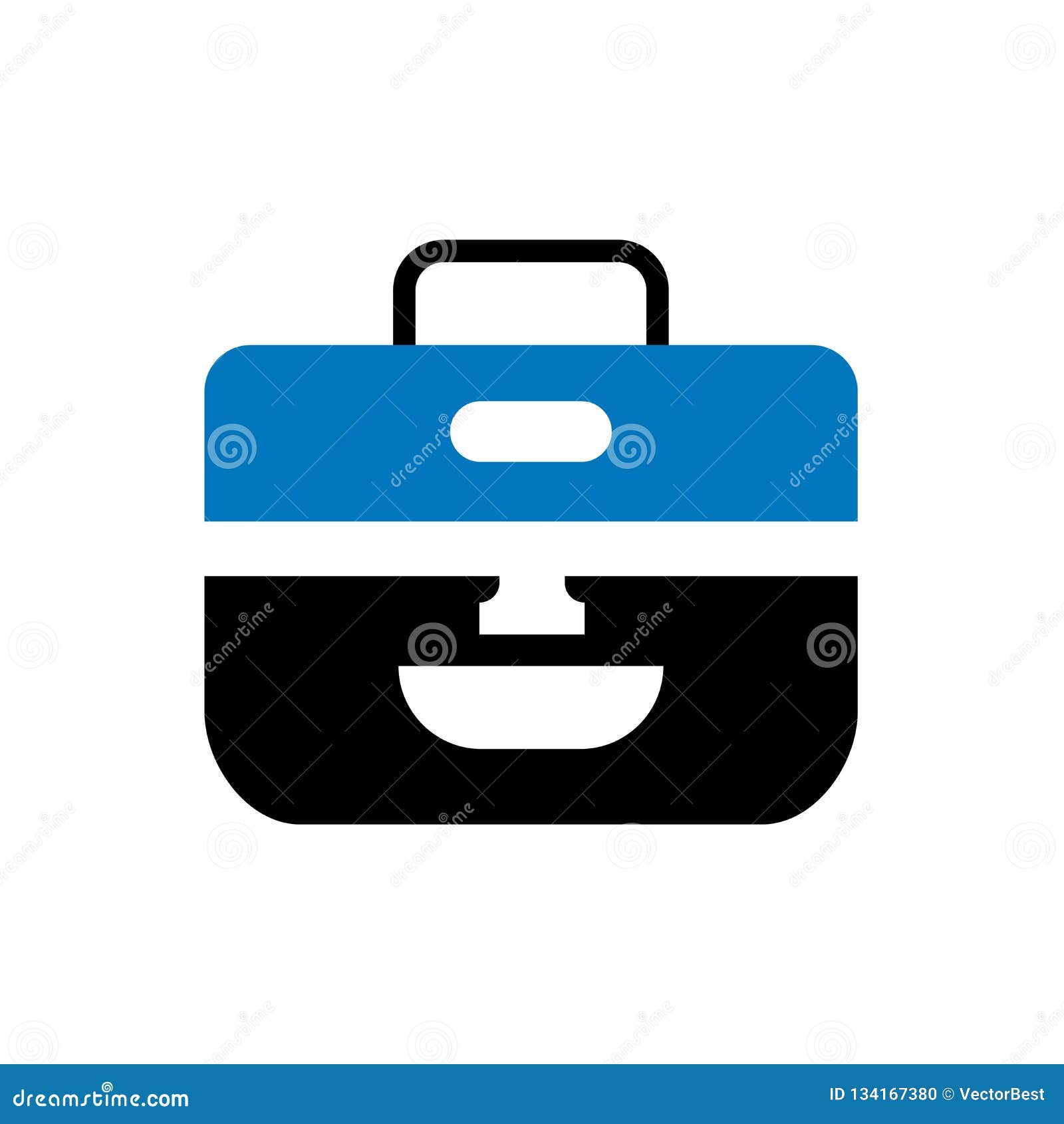 Suitcase Icon Vector Sign and Symbol Isolated on White Background ...