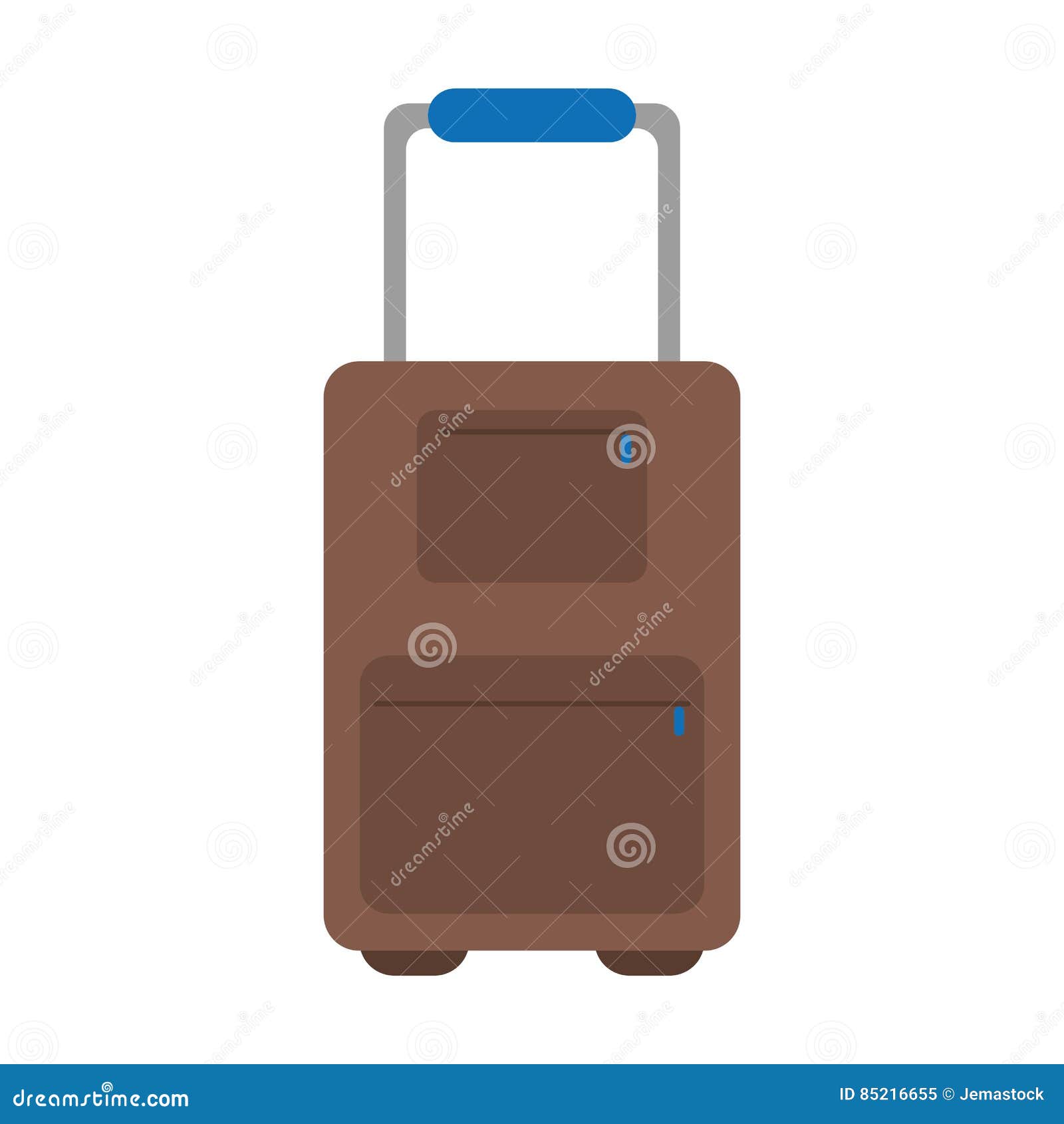 Suitcase Luggage Travel Handle Stock Vector - Illustration of handle ...