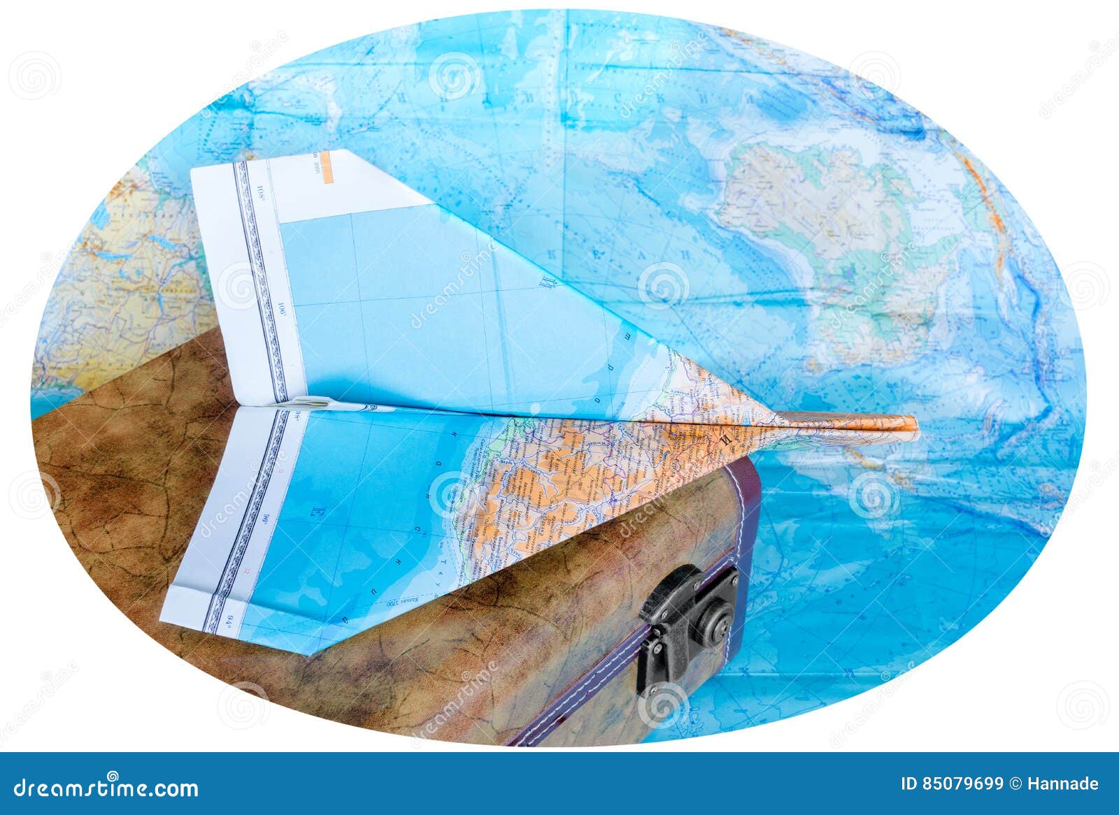 Suitcase And Maps On White Background Stock Image | CartoonDealer.com ...