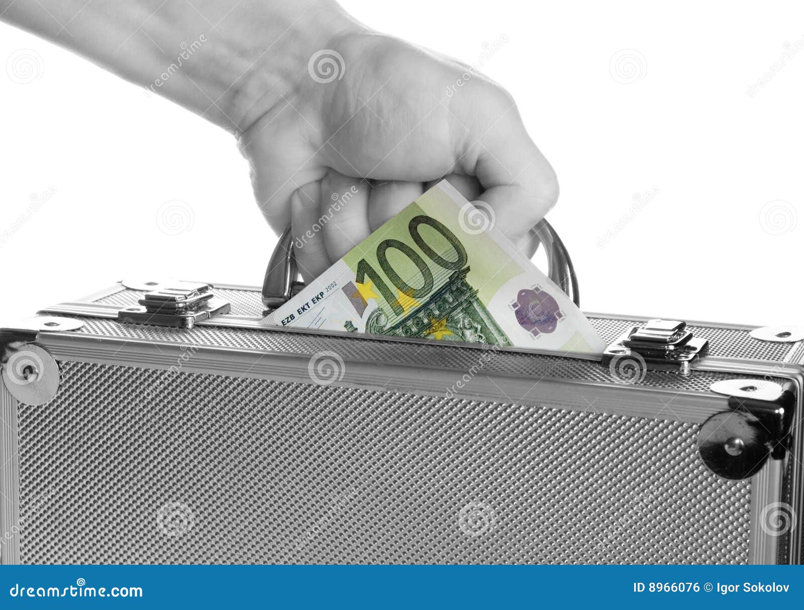Suitcase with money stock photo. Image of bills, invest - 8966076