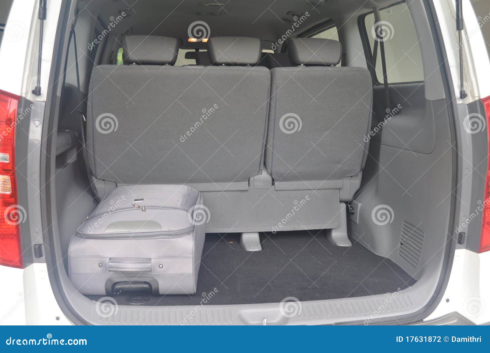 Suitcase in Van stock photo. Image of travelling, suitcase - 17631872