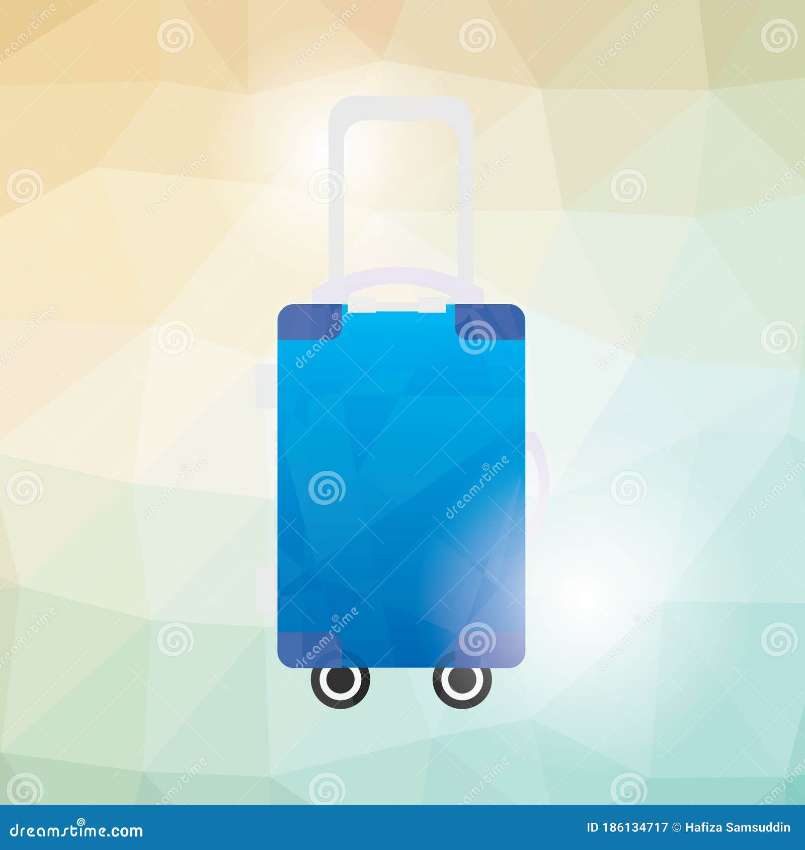 Suitcase. Vector Illustration Decorative Design Stock Illustration ...