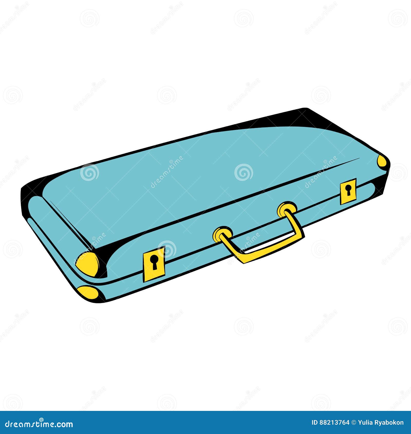 Suitcase for Weapons Icon Cartoon Stock Vector - Illustration of mafia ...