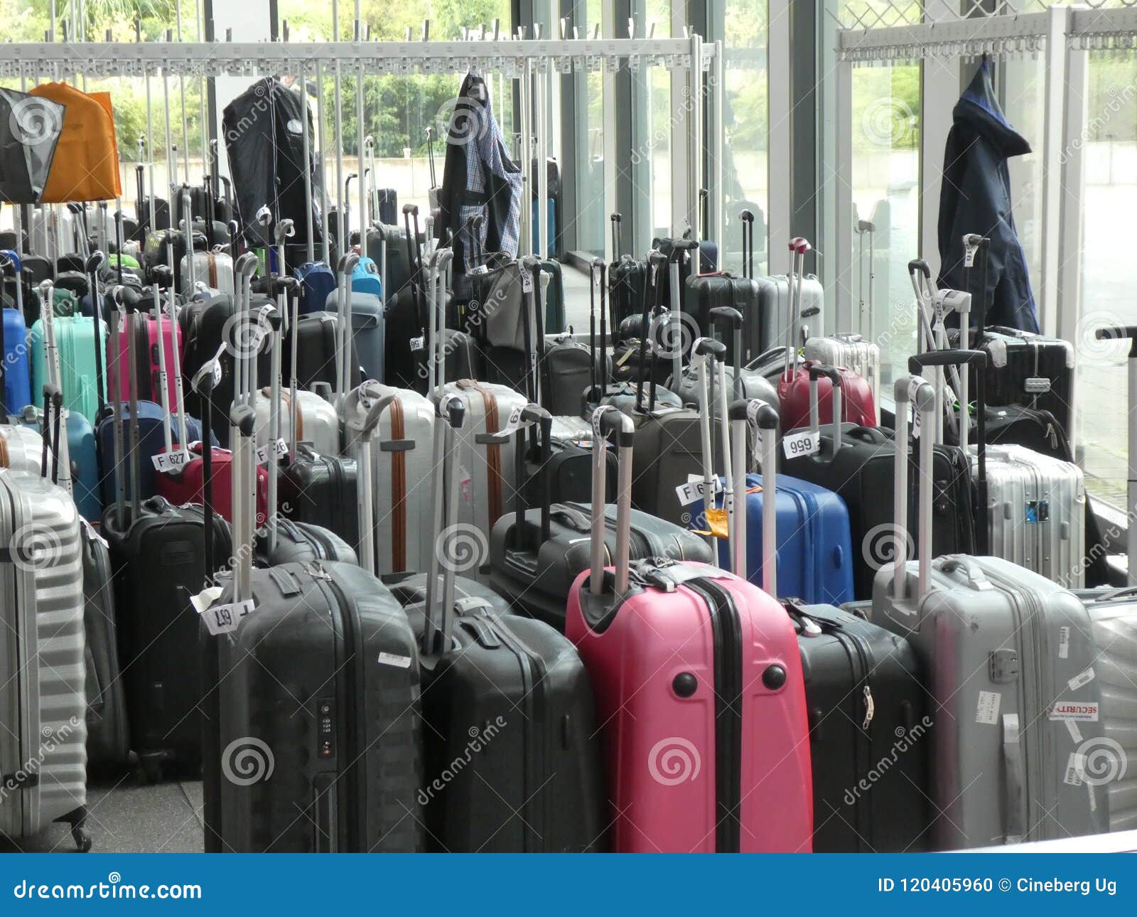 Suitcases stock photo. Image of shop, coat, german, purchase - 120405960