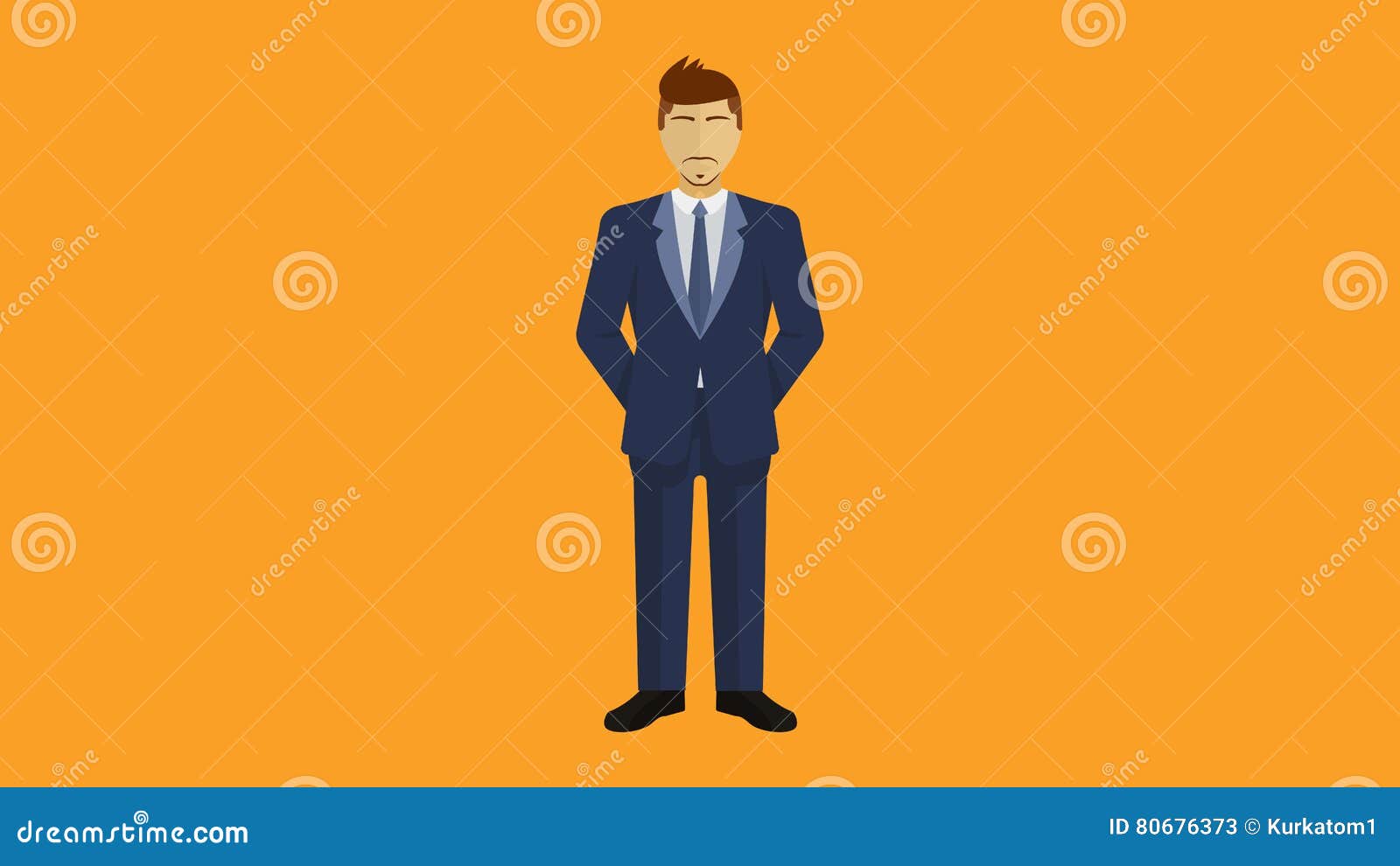 Suited stock illustration. Illustration of vector, suited - 80676373
