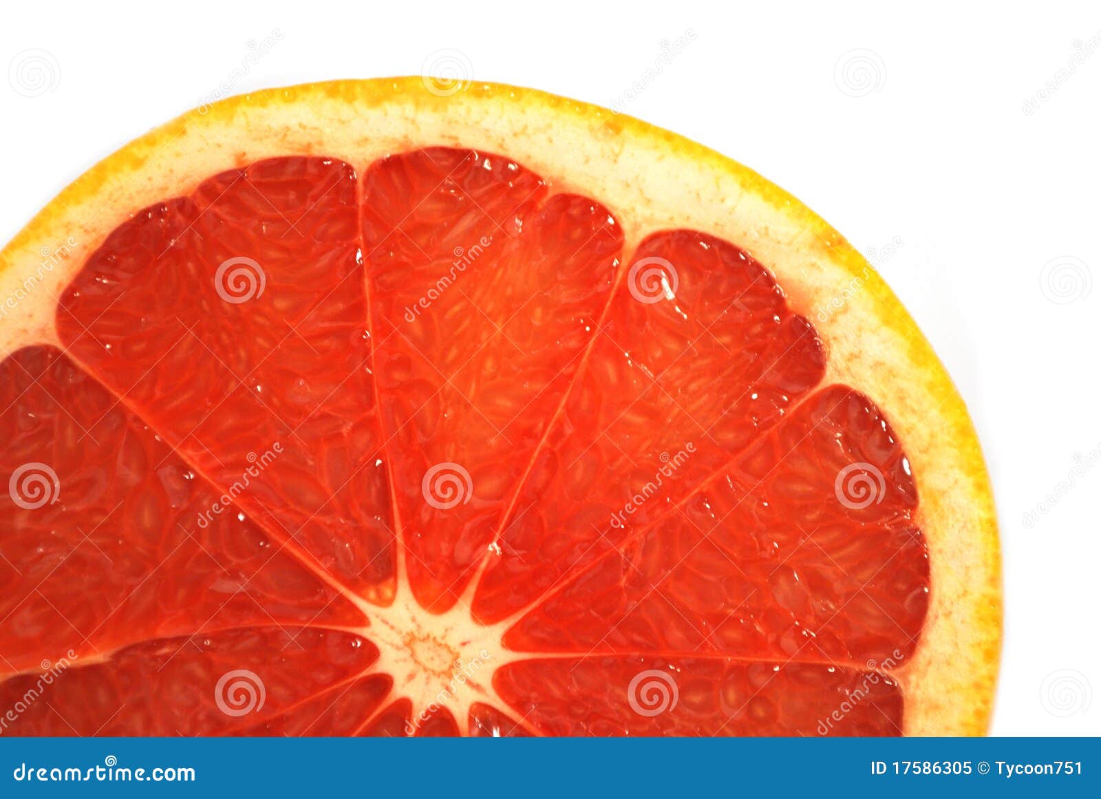 Sukade stock afbeelding. Image of kern, rood, half, sukade - 17586305