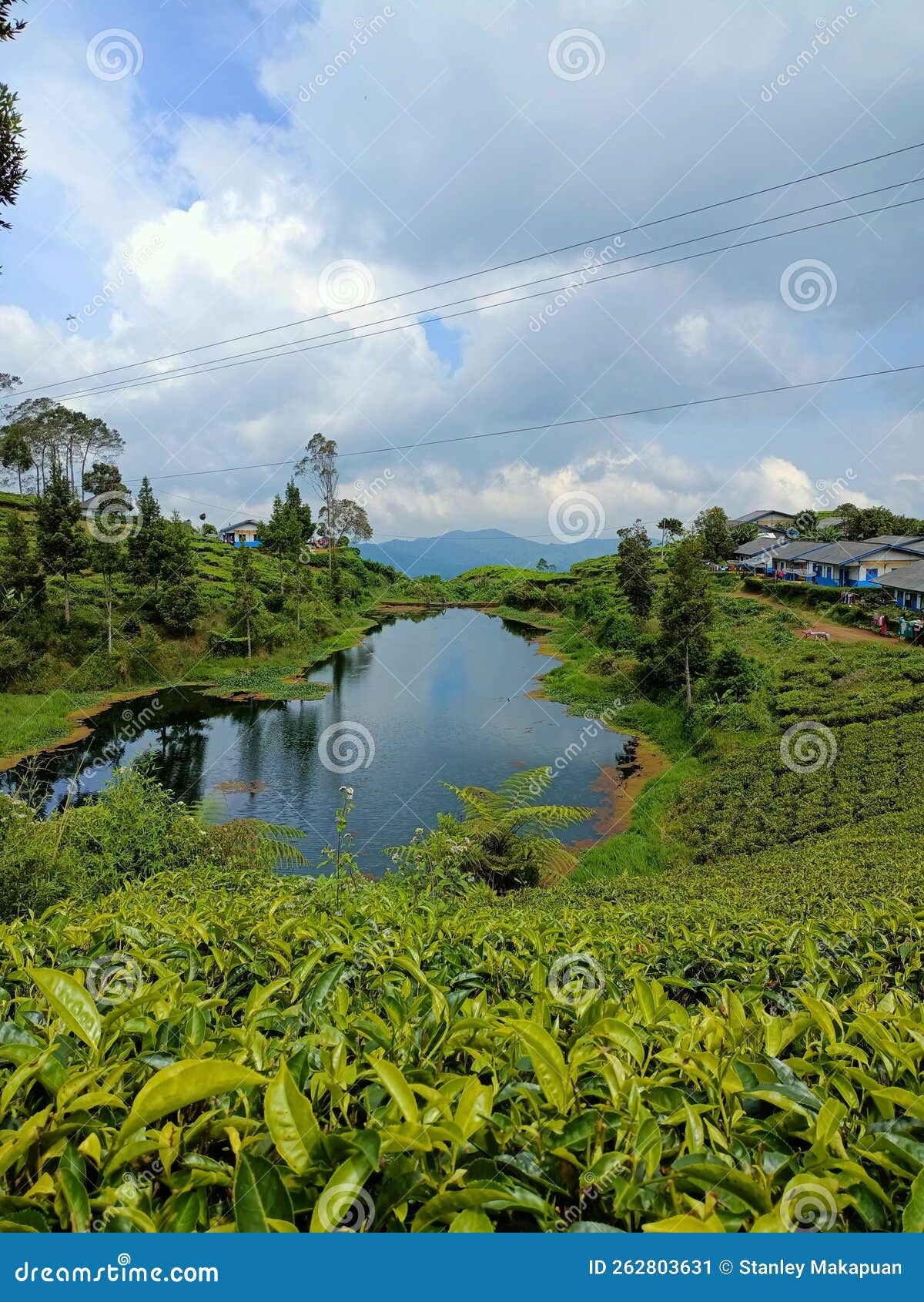Sukaresmi, Rancabali, Bandung, West Java, Indonesia Stock Image - Image ...