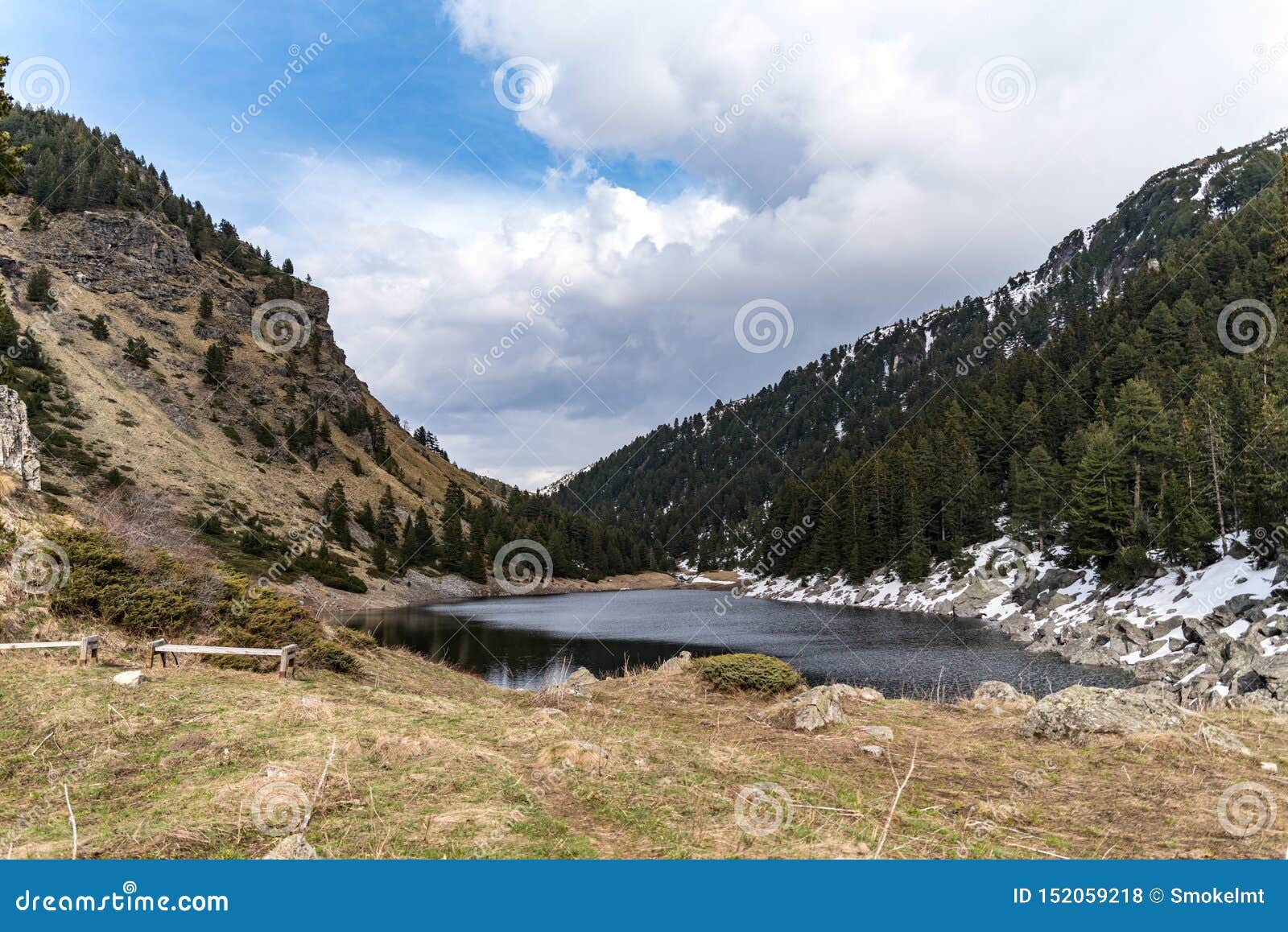 Sukhato Lake. Mountain Lake in , Rila Range Stock Photo - Image of ...