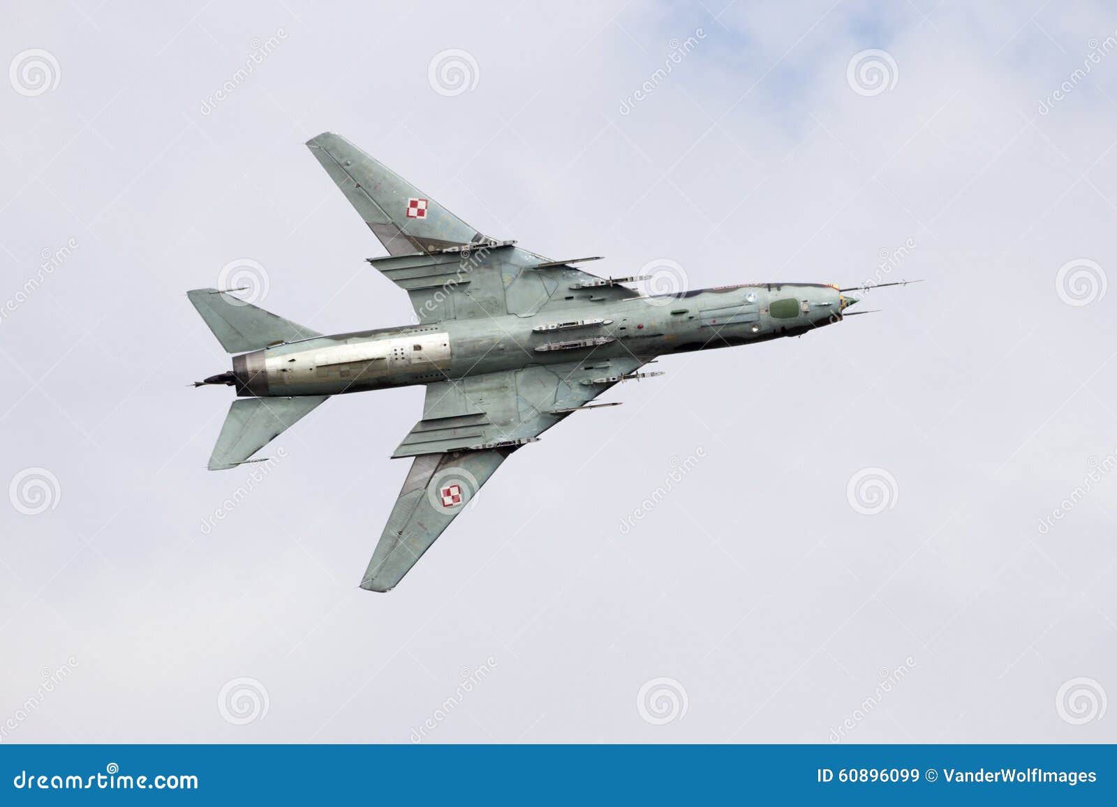 Sukhoi su-22 redactionele stock afbeelding. Image of polen - 60896099