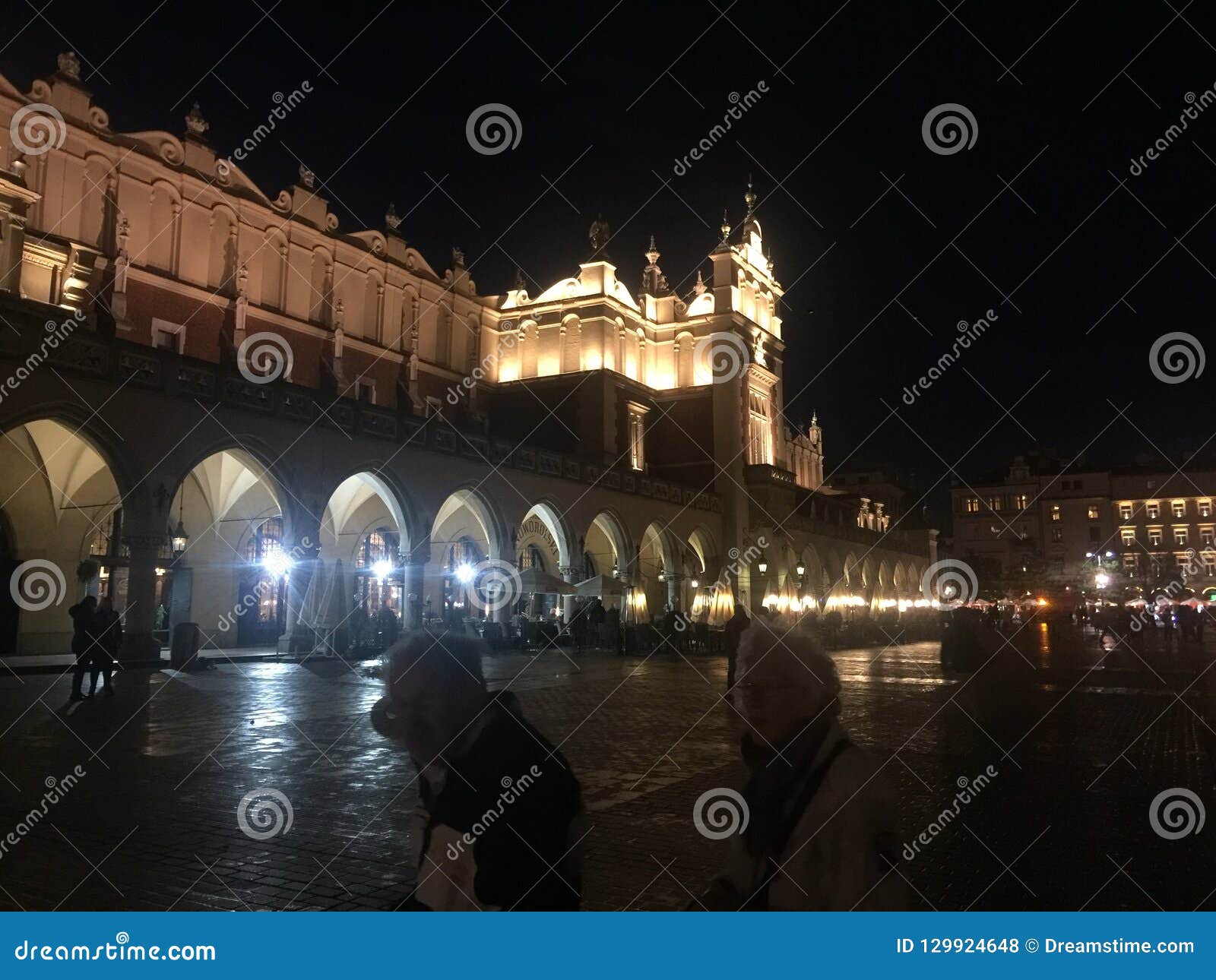 Sukiennice editorial stock photo. Image of square, sukiennice - 129924648