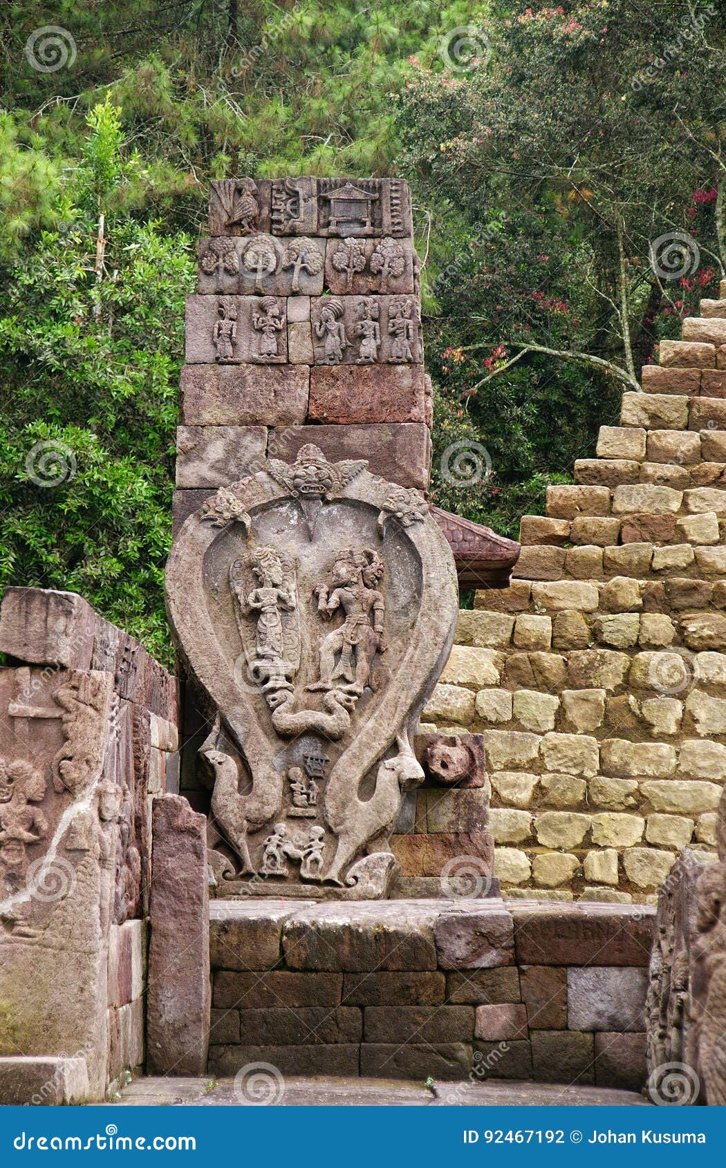 Sukuh Temple / Candi Sukuh stock photo. Image of rock - 92467192