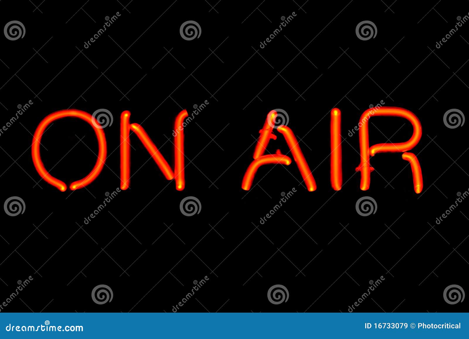 Sul Segno Al Neon Dell'aria Immagine Stock - Immagine di registrazione ...