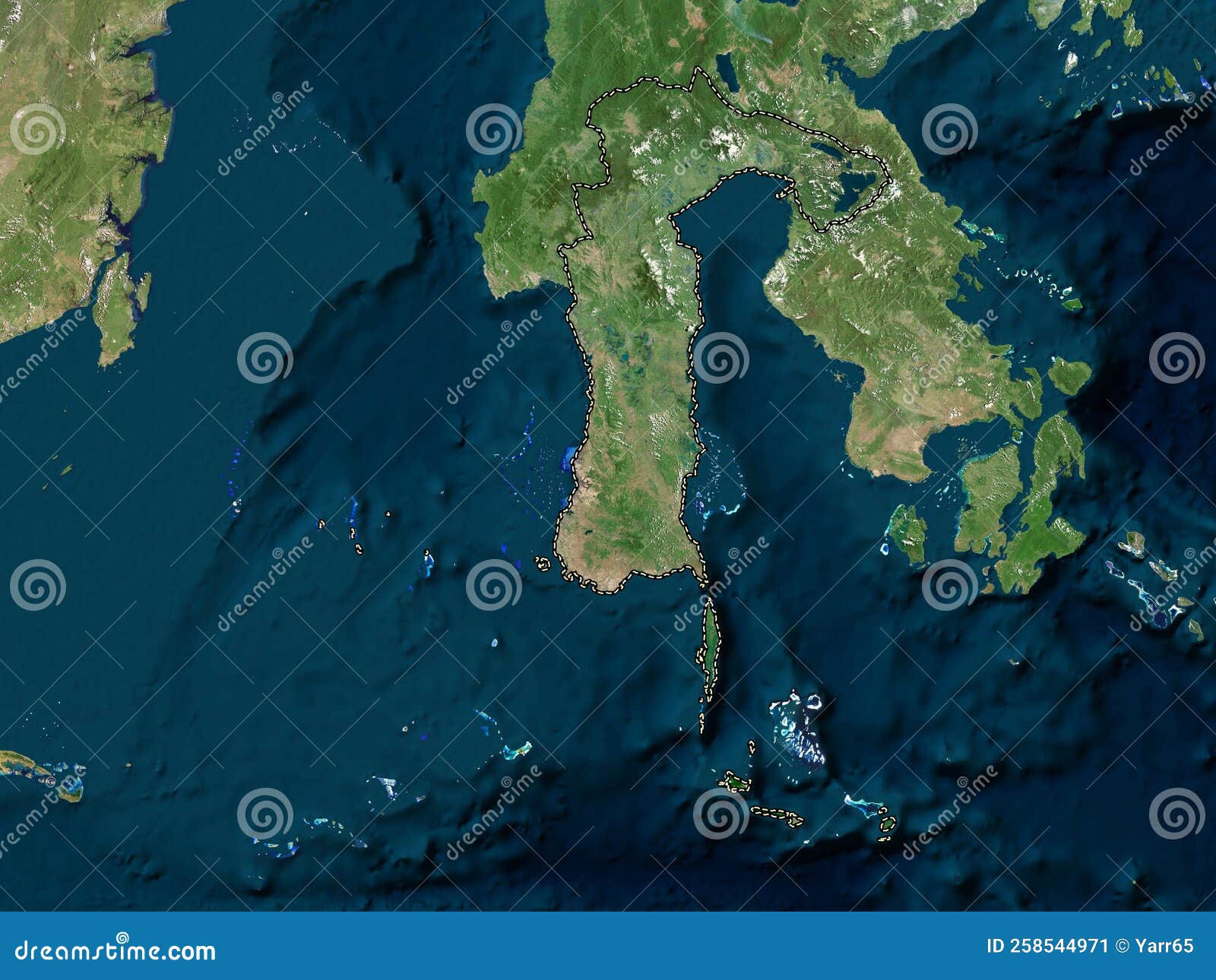 Sulawesi Selatan, Indonesia. High-res Satellite. No Legend Stock ... Sulawesi Selatan, Indonesia. High-res Satellite. No Legend Stock ...