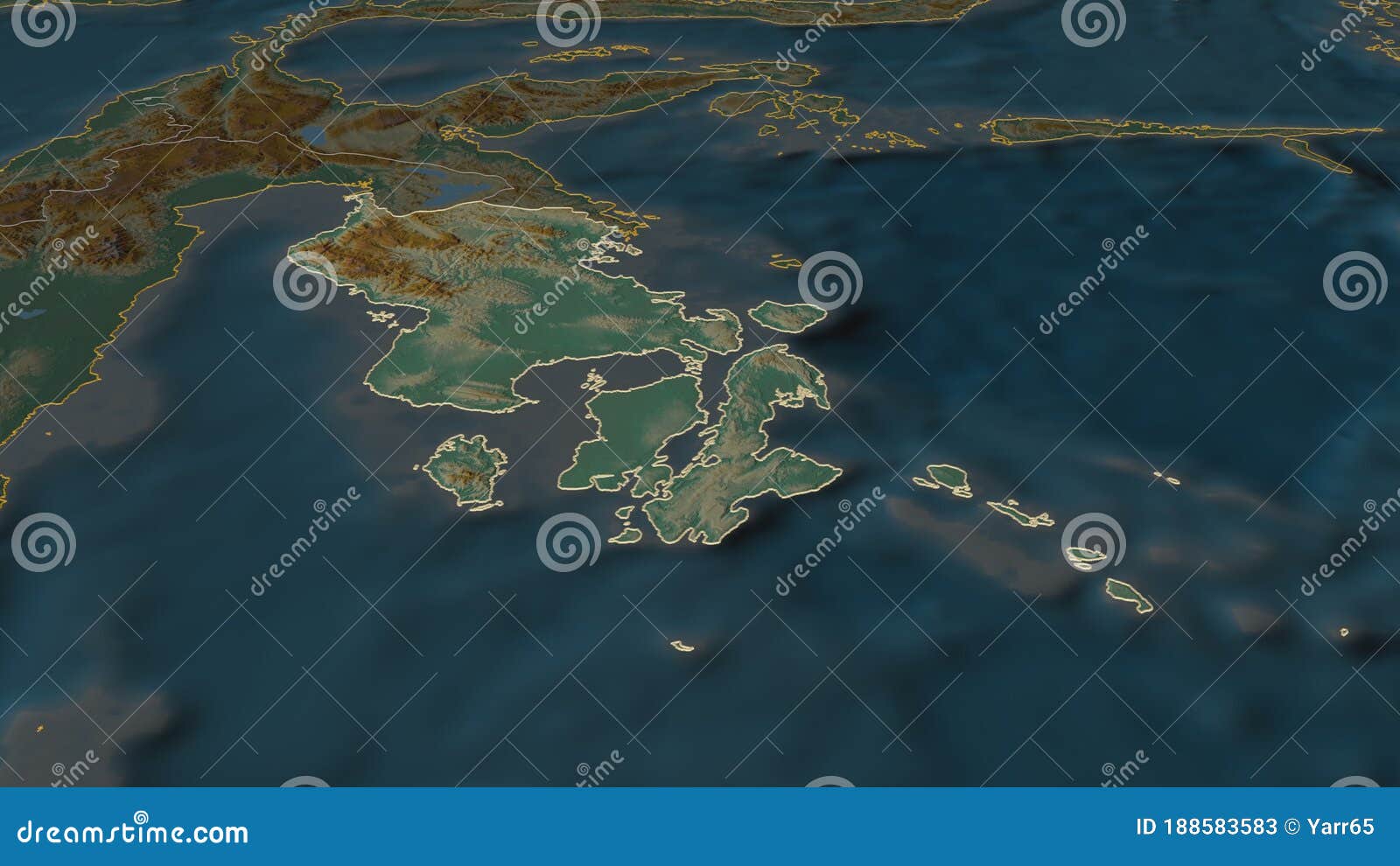 Sulawesi Tenggara, Indonesia - Outlined. Relief Stock Illustration ... Sulawesi Tenggara, Indonesia - Outlined. Relief Stock Illustration ...