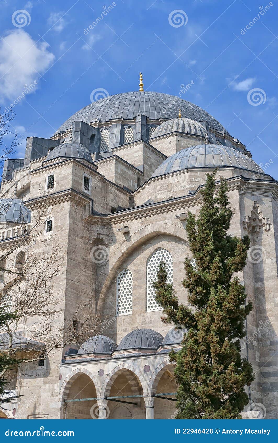 Suleiman Mosque 06 stock photo. Image of blue, city, islamic - 22946428