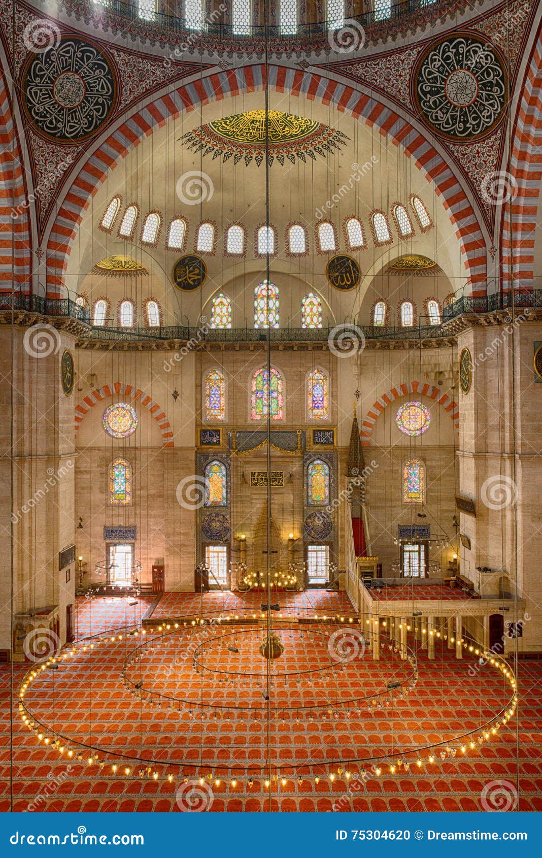 Suleyman s Mosk stock photo. Image of religion, turkey - 75304620