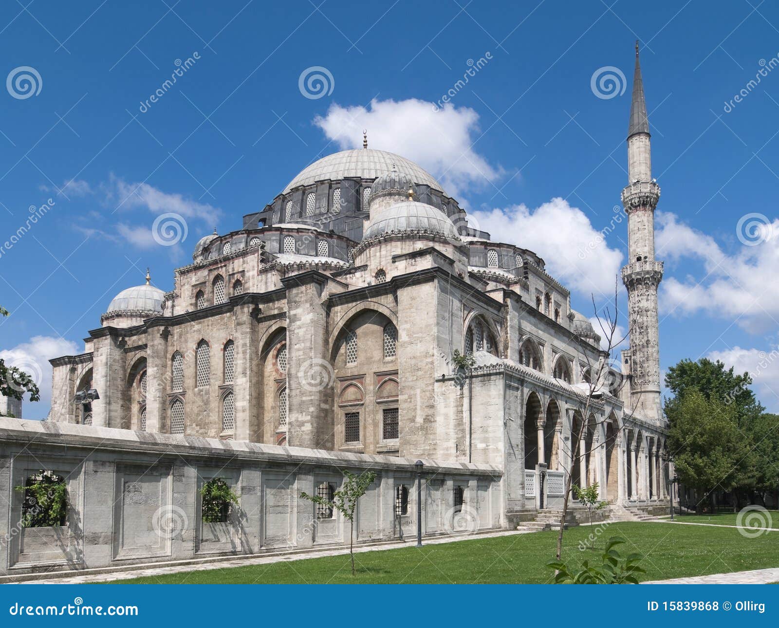 Suleymaniye Mosque stock photo. Image of building, mosque - 15839868