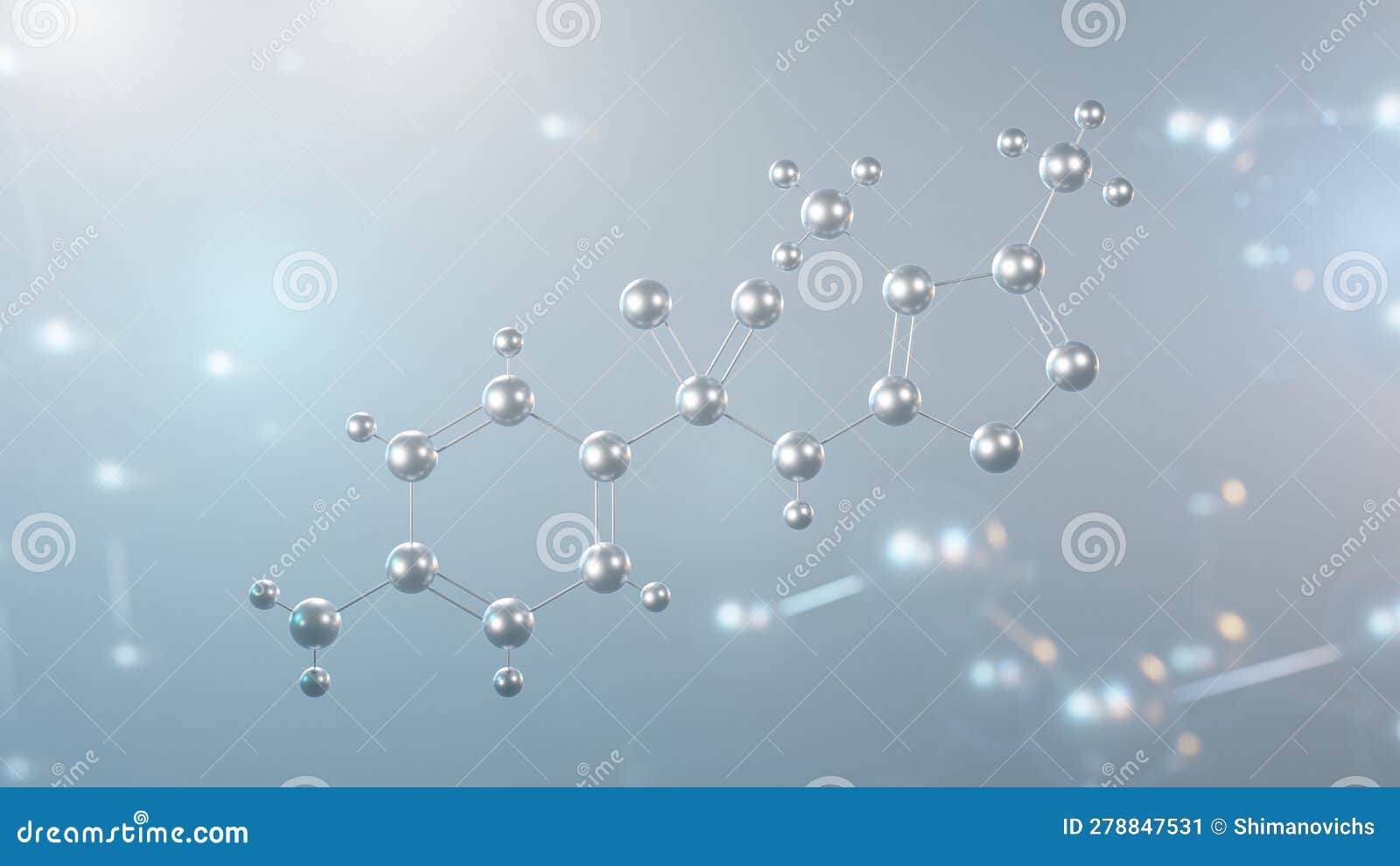 Sulfafurazole Molecule, Sulfonamide Antibacterial Molecular Structure ...
