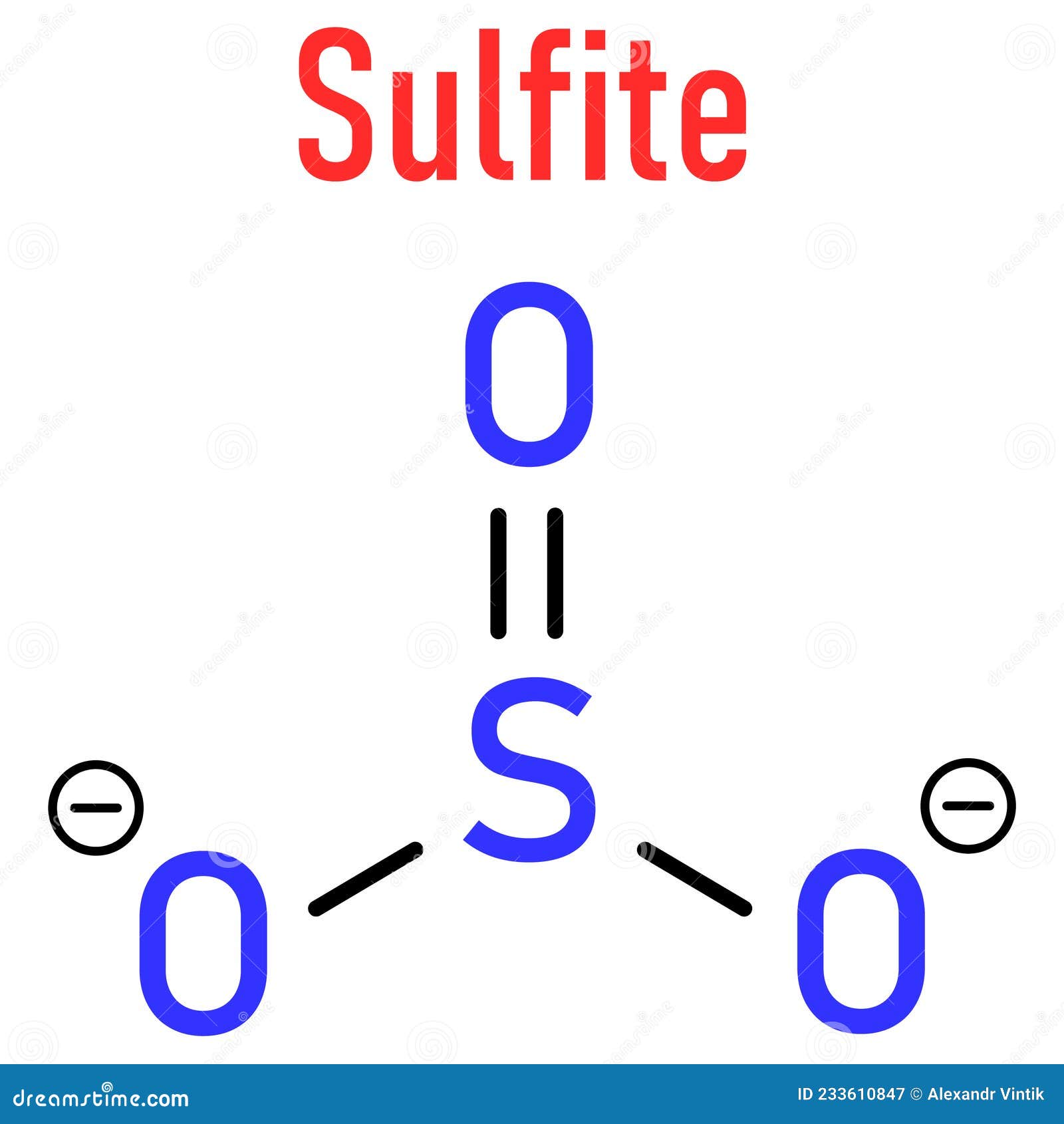 Sulfite Anion, Chemical Structure. Sulfite Salts are Common Food ... Sulfite Anion, Chemical Structure. Sulfite Salts are Common Food ...