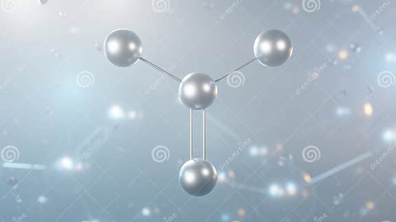 Sulfite Molecular Structure, 3d Model Molecule, Food Preservative E220 ...
