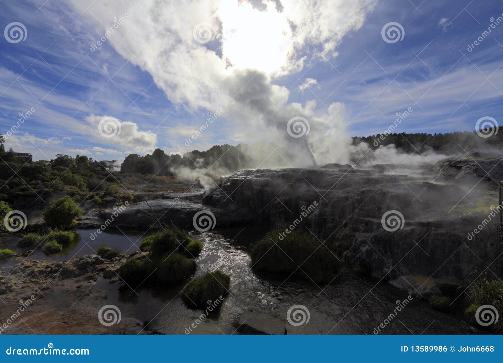 Sulfur Fumarole in Active Volcanic Crater Stock Photo - Image of ...