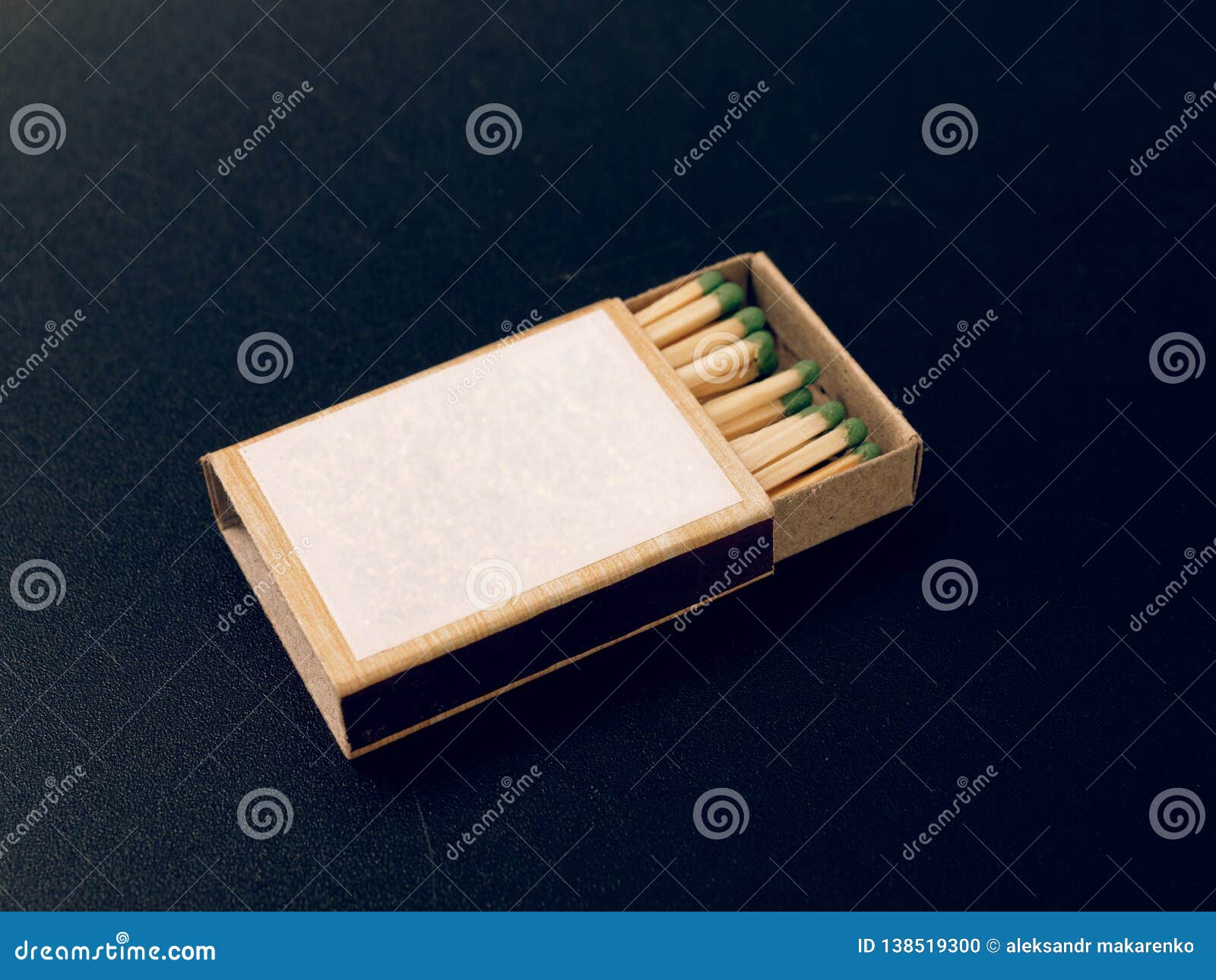 Sulfur Matches in a Box on a Black Background Stock Photo - Image of ...