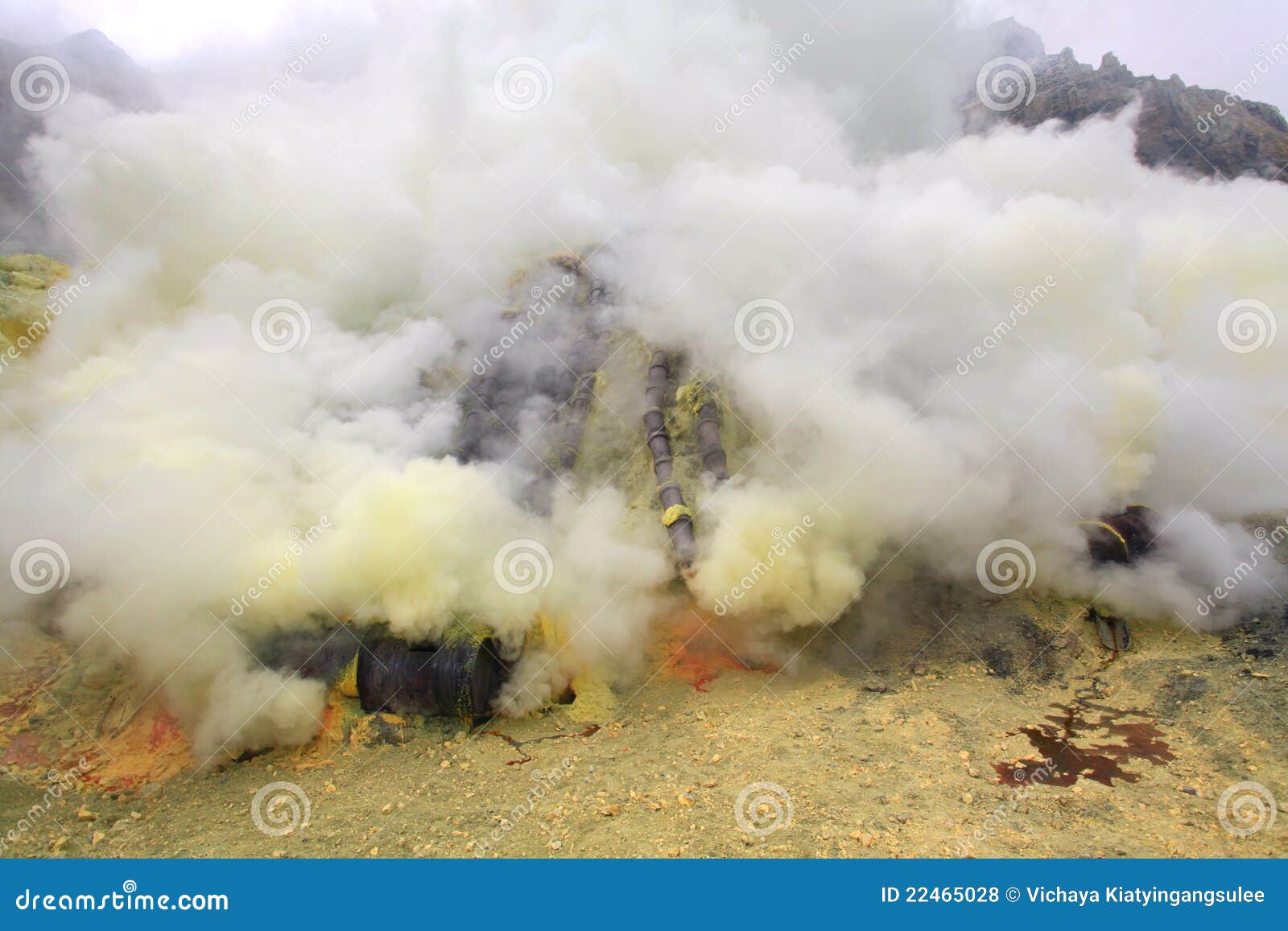 Sulfur Mine stock photo. Image of chemistry, material - 22465028