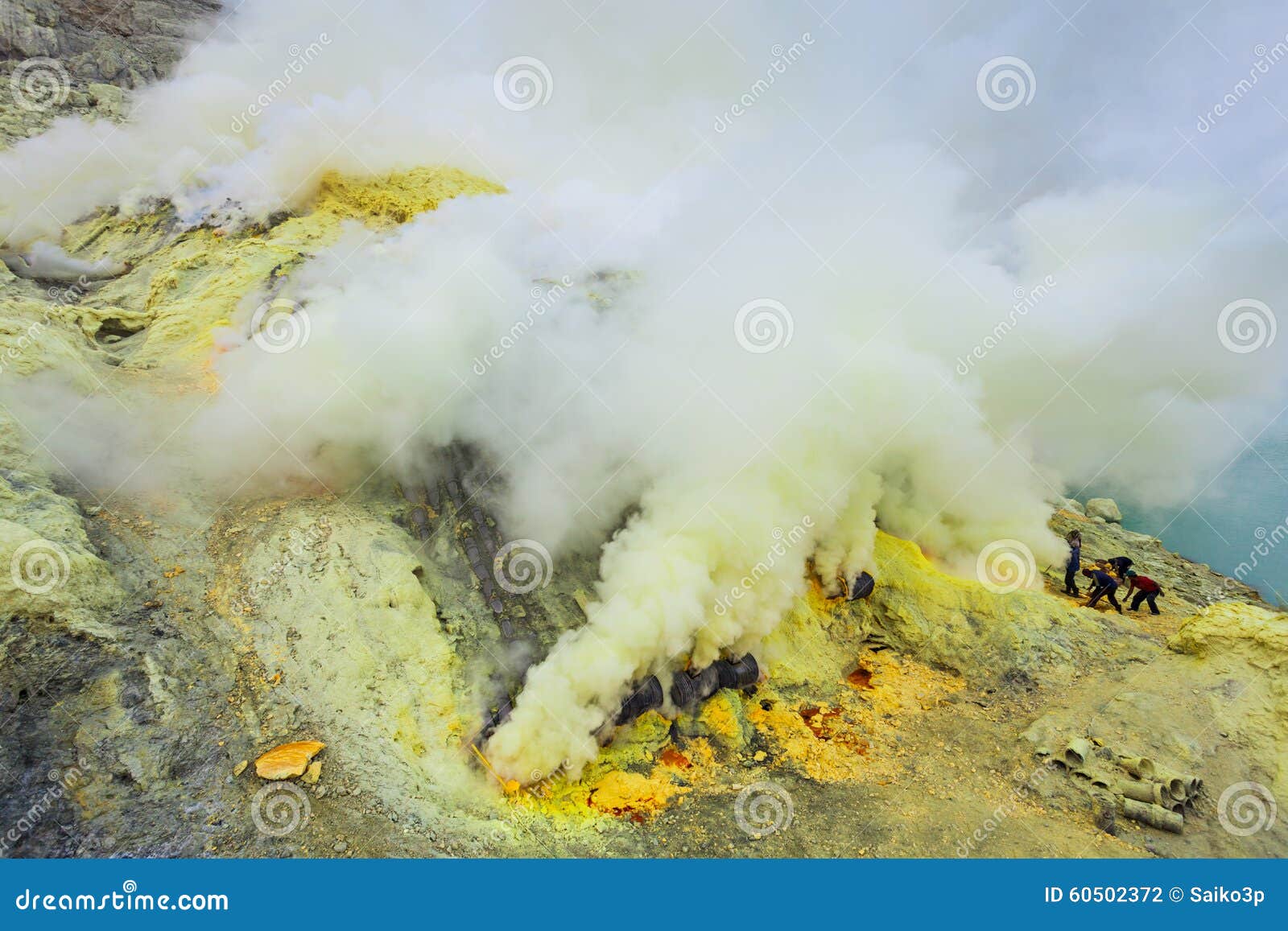 Sulfur mine editorial photography. Image of dangerous - 60502372