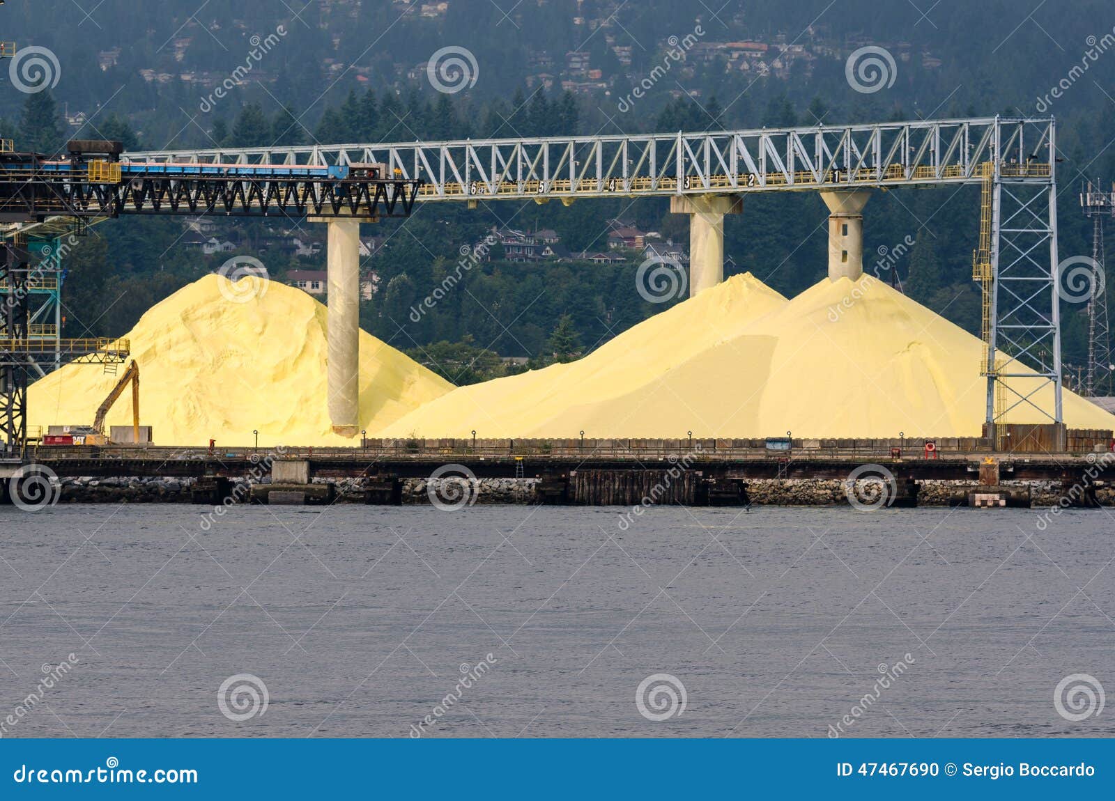 Sulfur mine stock photo. Image of summer, colors, pyramid - 47467690
