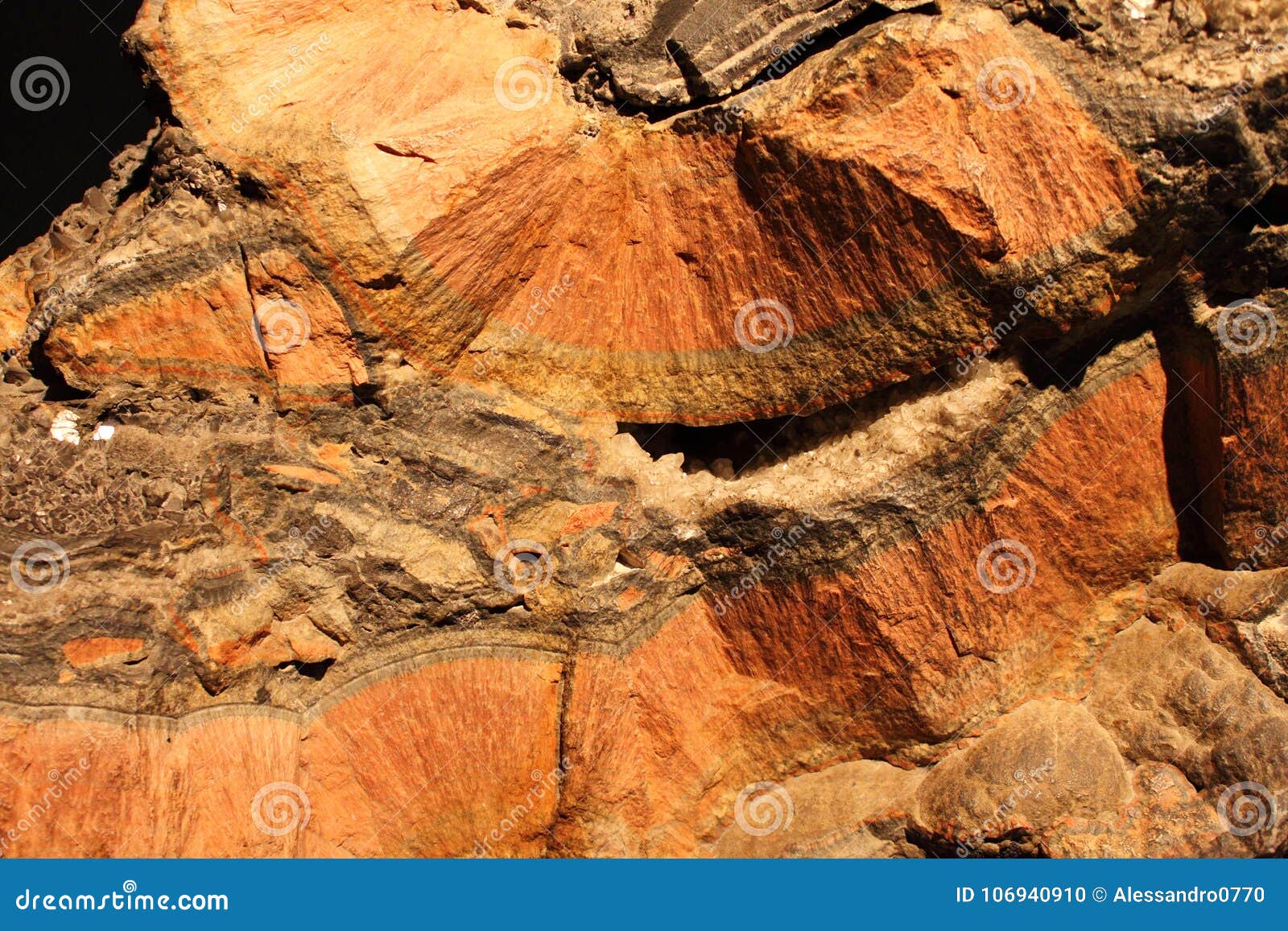 Sulfur mineral stone stock photo. Image of geological - 106940910