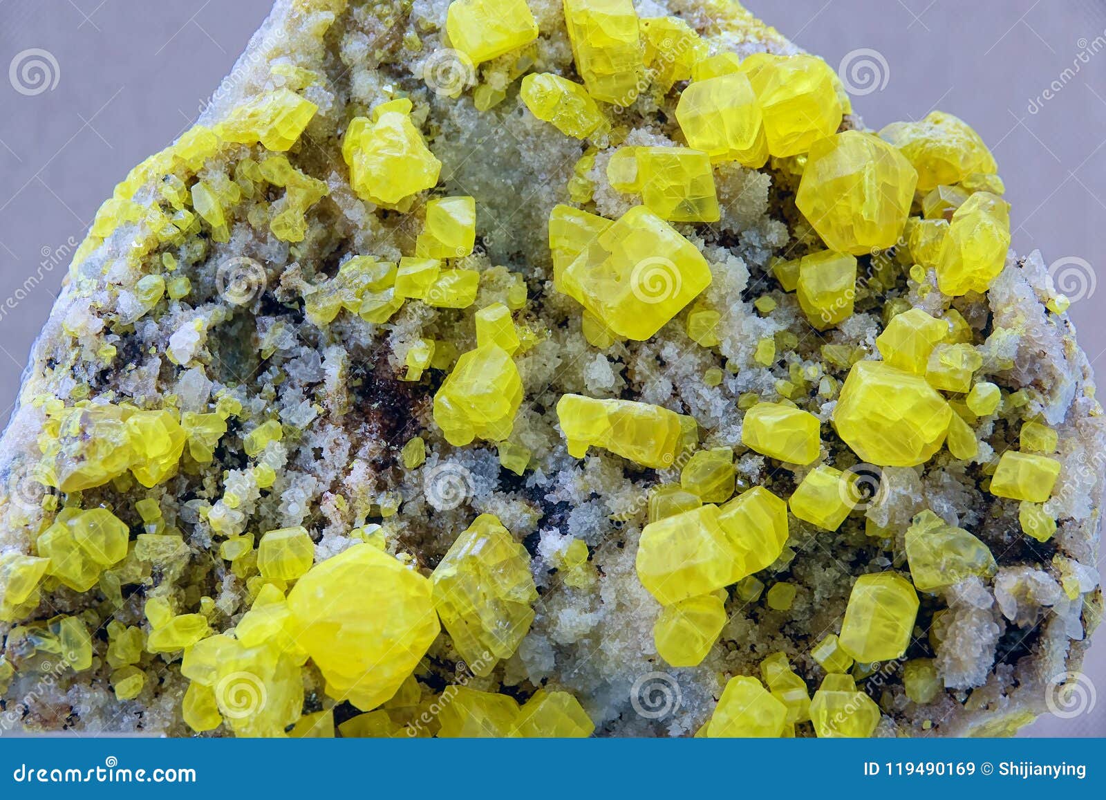 Sulfur Ore stock image. Image of display, ores, show - 119490169