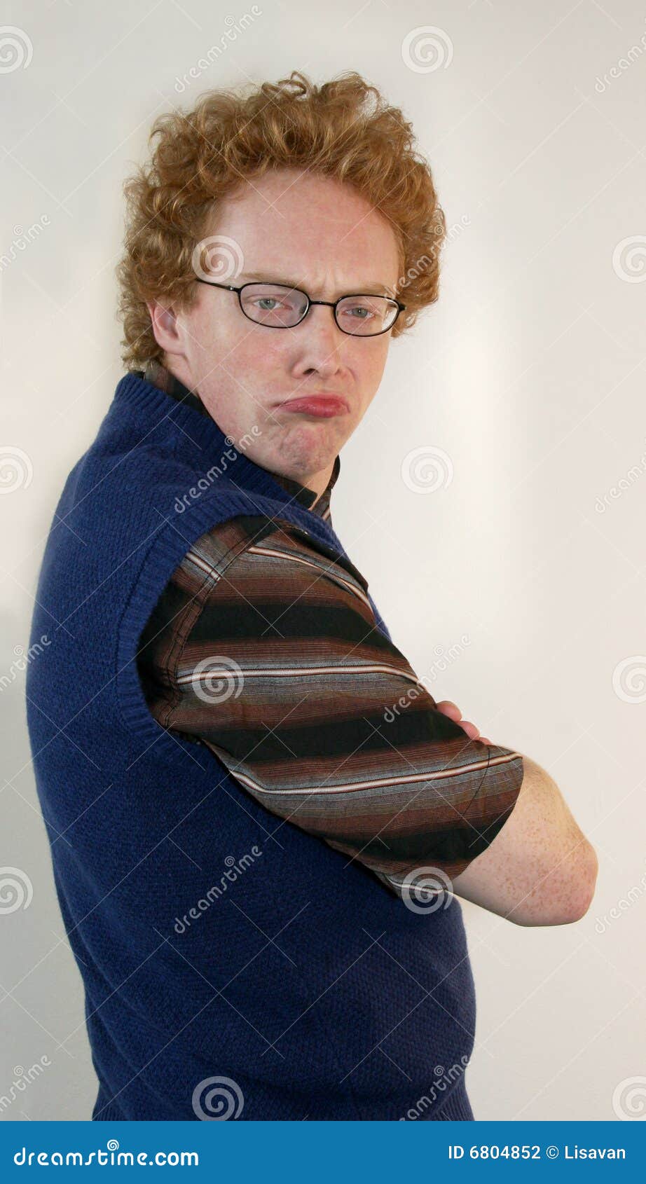 Sulking nerd stock photo. Image of pigheaded, silly, funny - 6804852