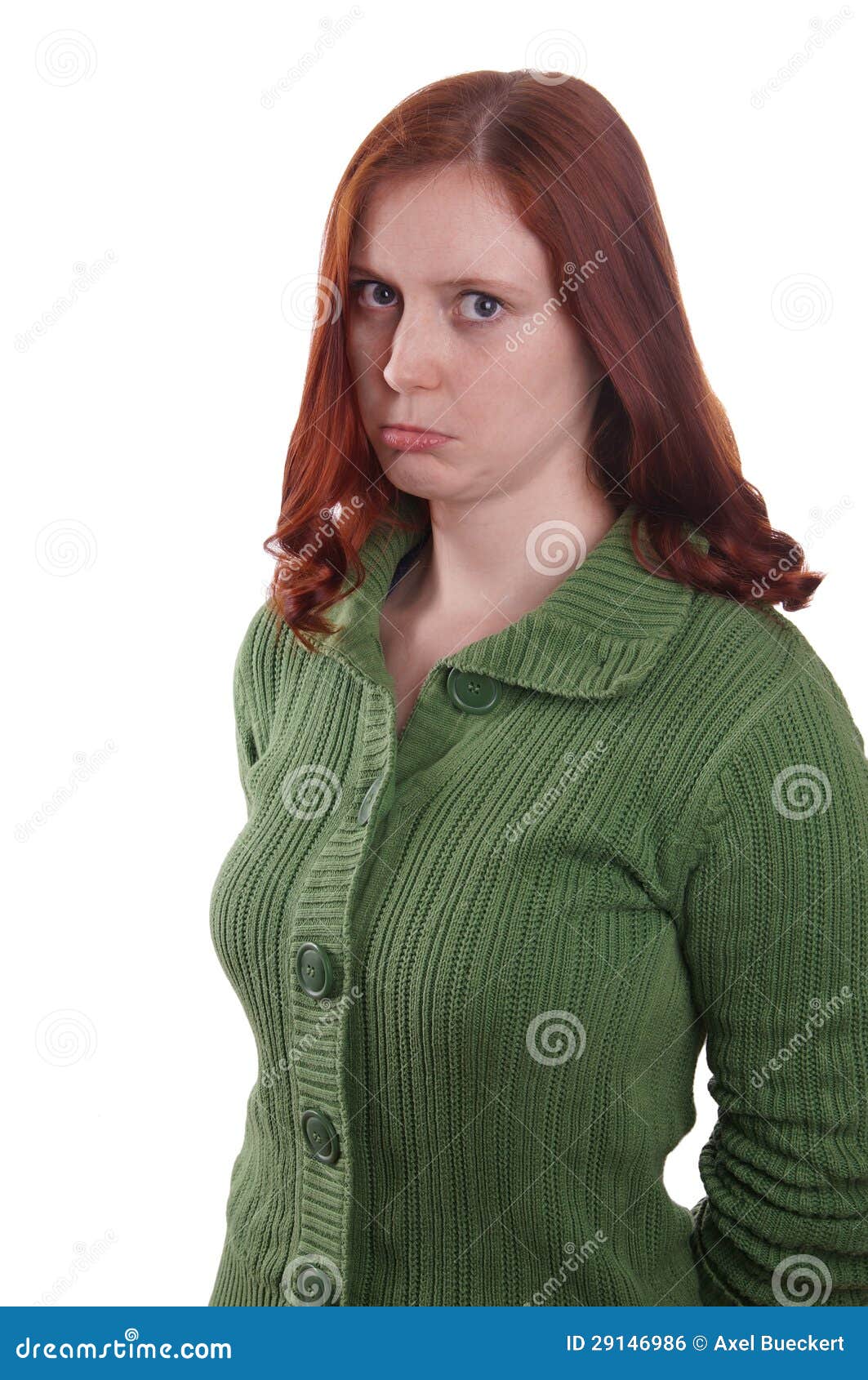 Sulking woman stock photo. Image of huff, facial, adult - 29146986
