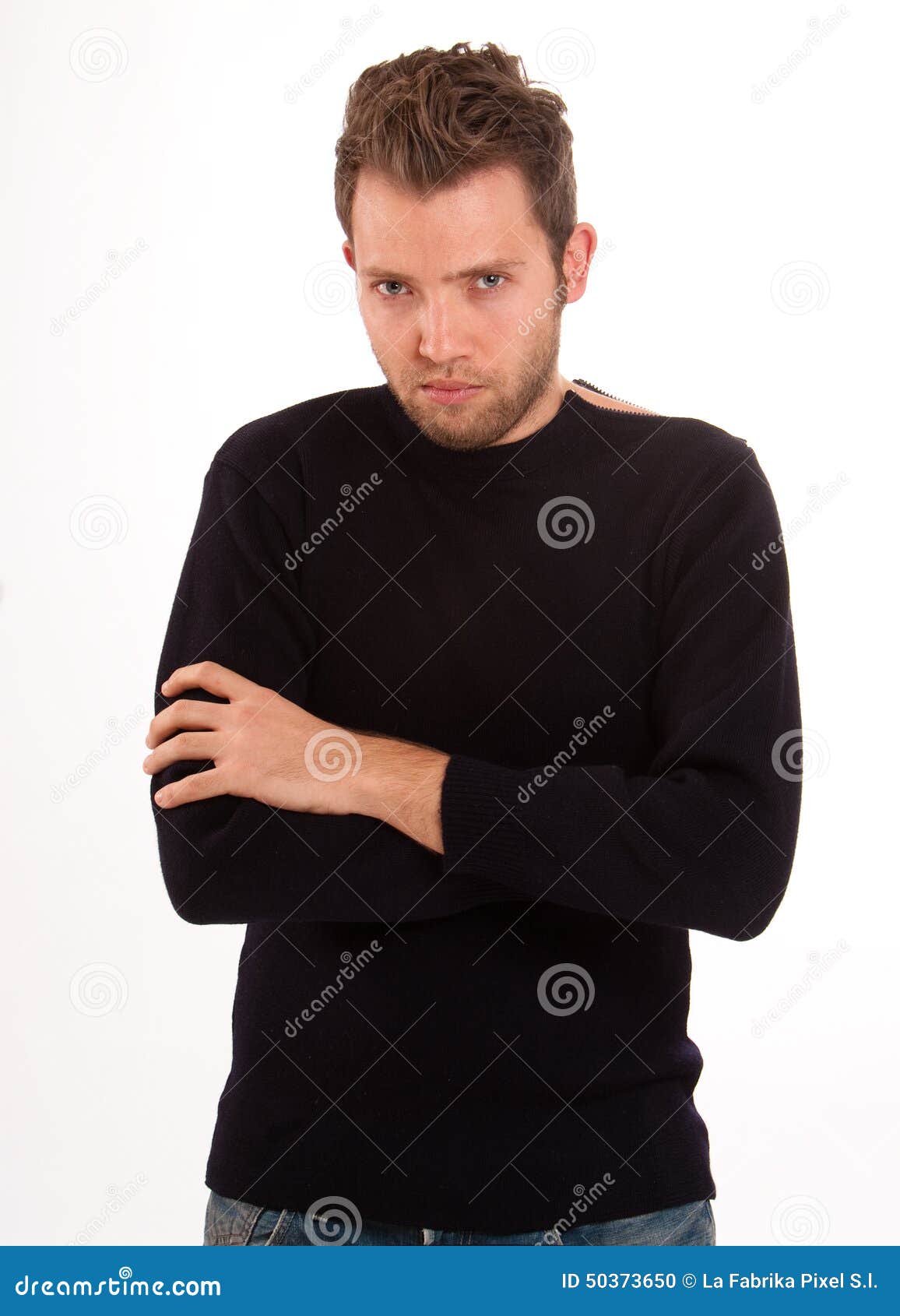Sulking young man stock photo. Image of annoyed, resentful - 50373650